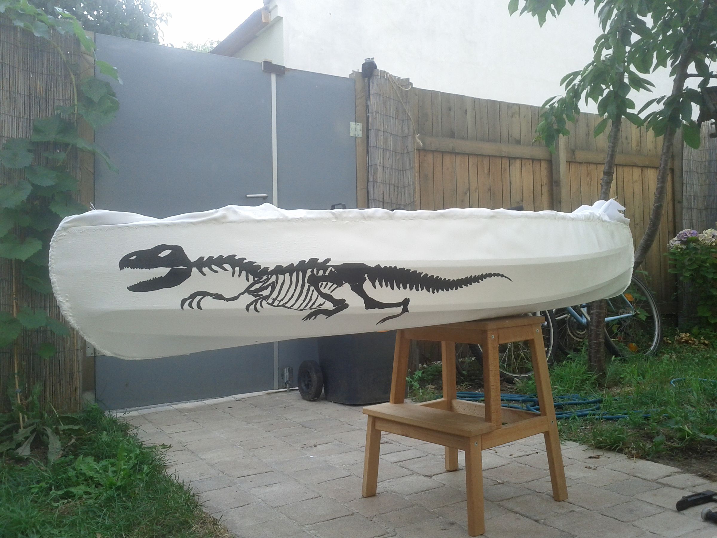 240cm Skin on Frame Sailing Pram With Mirage Drive : 7 Steps (with ...