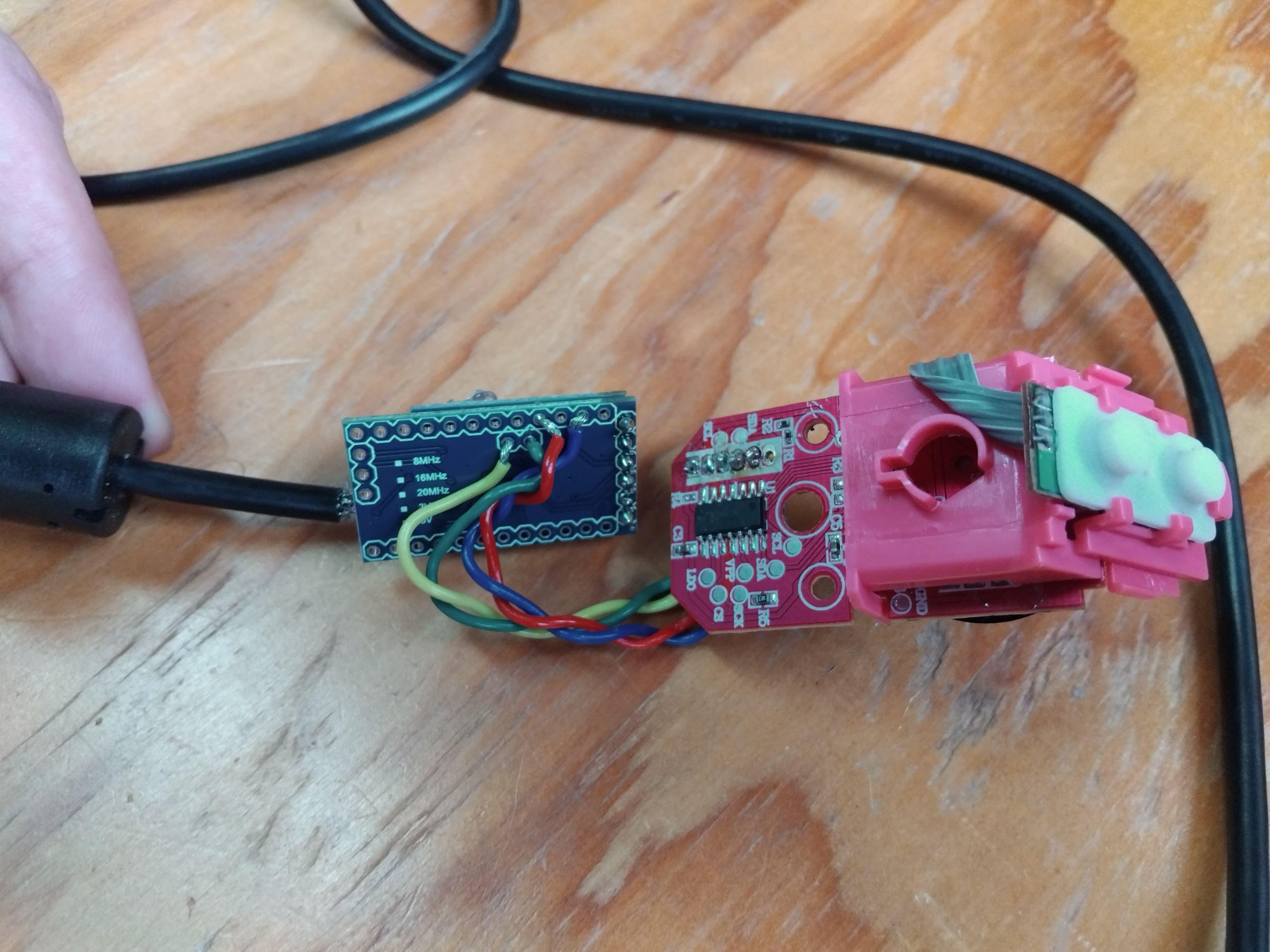 USB Compatible Wii Nunchuk Conversion : 8 Steps (with Pictures ...