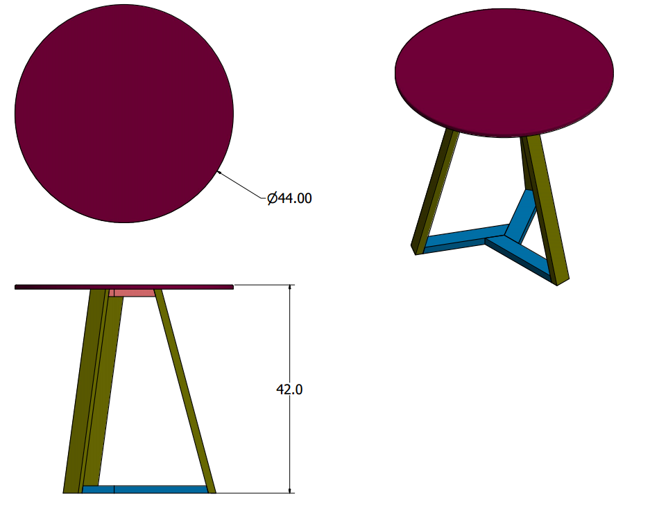 Simple Round Table : 15 Steps (with Pictures) - Instructables