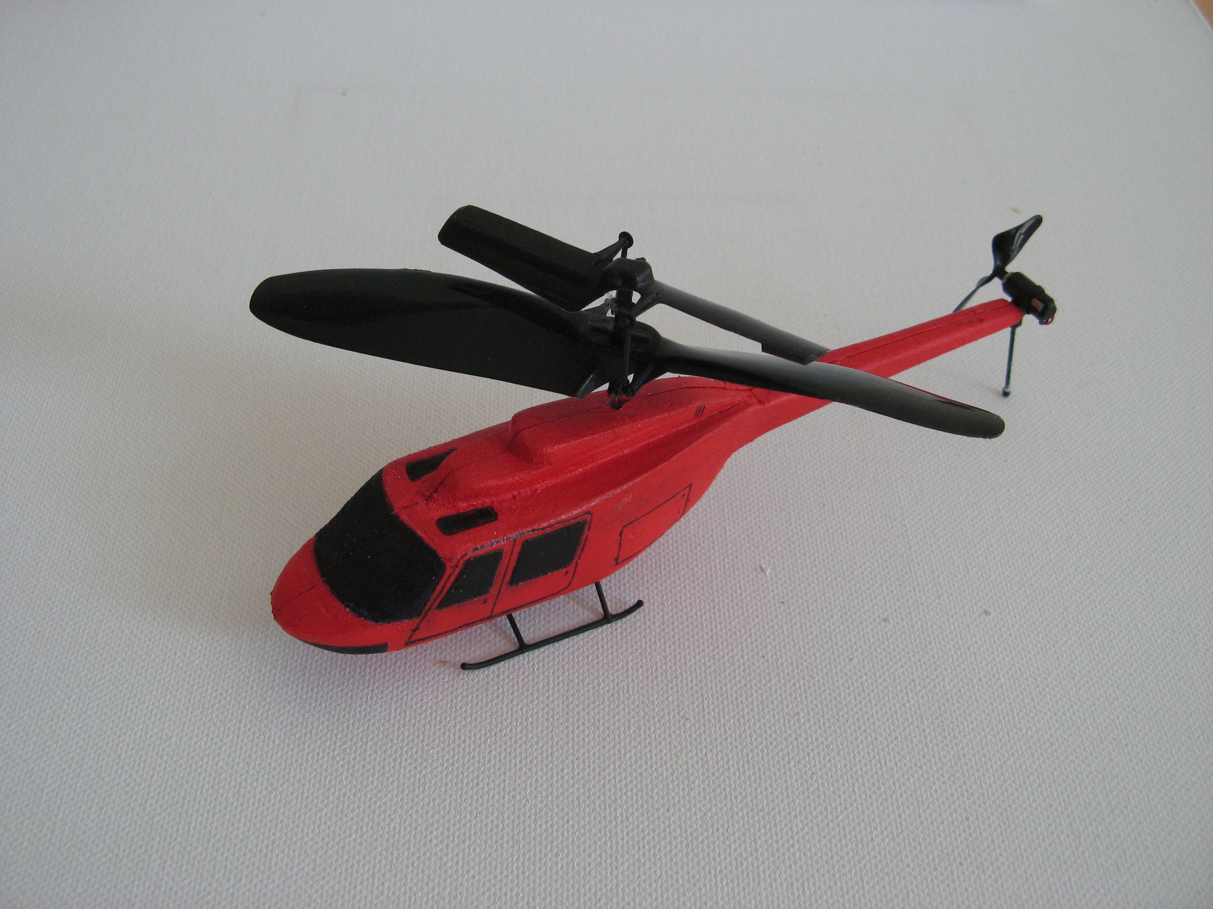 Bell Jetranger Scale Body for Silverlit PicooZ Micro-RC-Helicopter : 4 ...