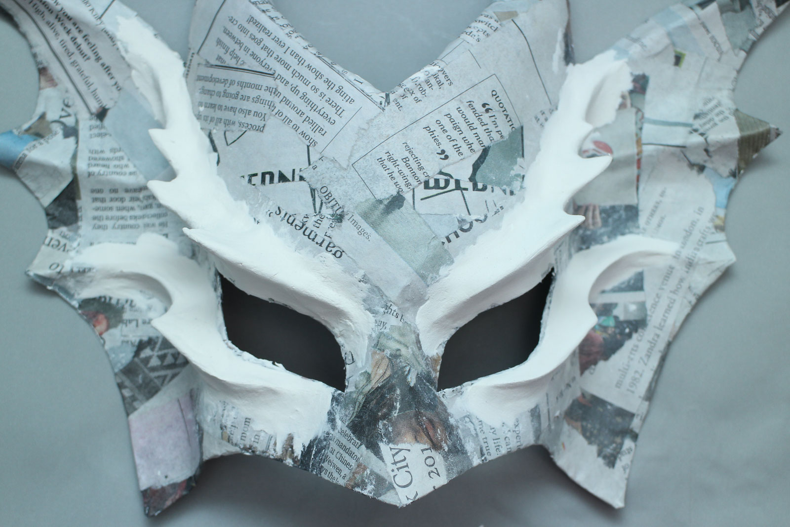 Easy Paper Mache Mask 9 Steps with Pictures Instructables