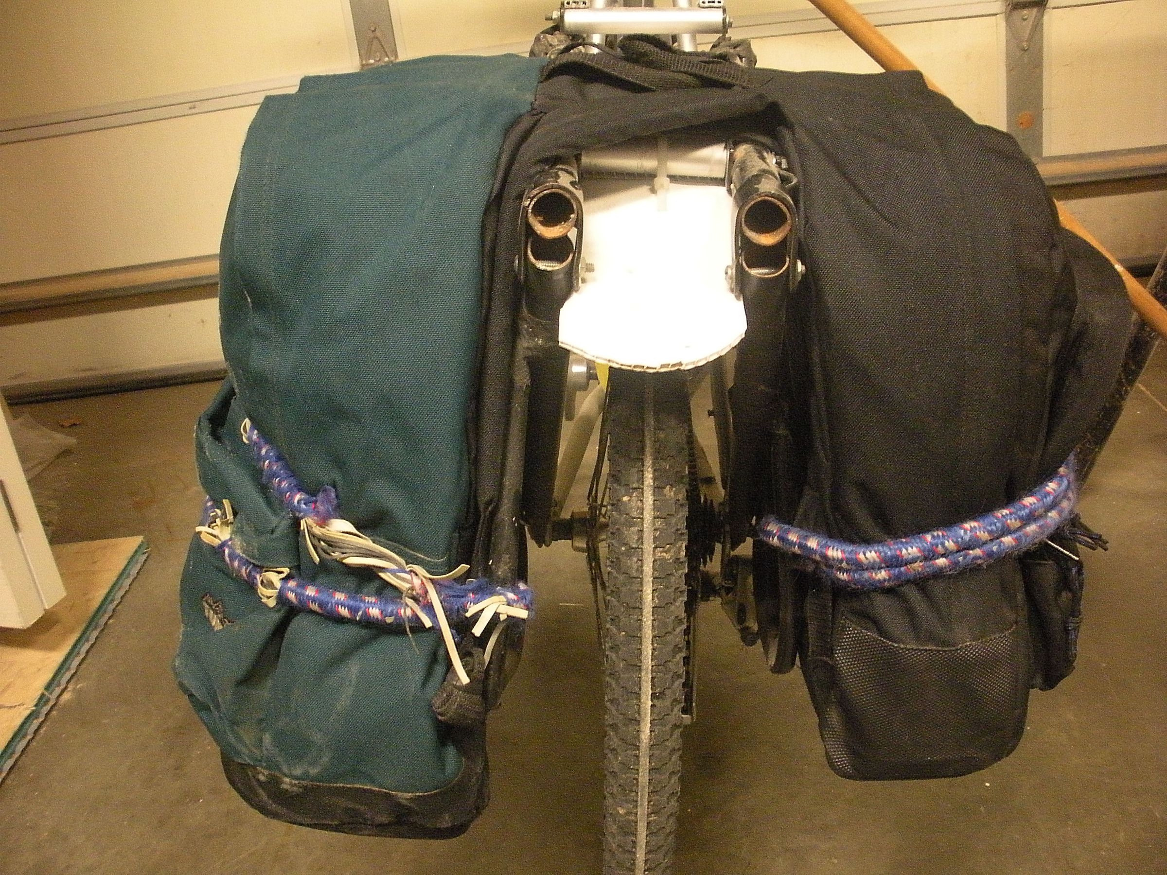 No-Weld Rear Bike Rack and Pannier System Example (with Pictures ...