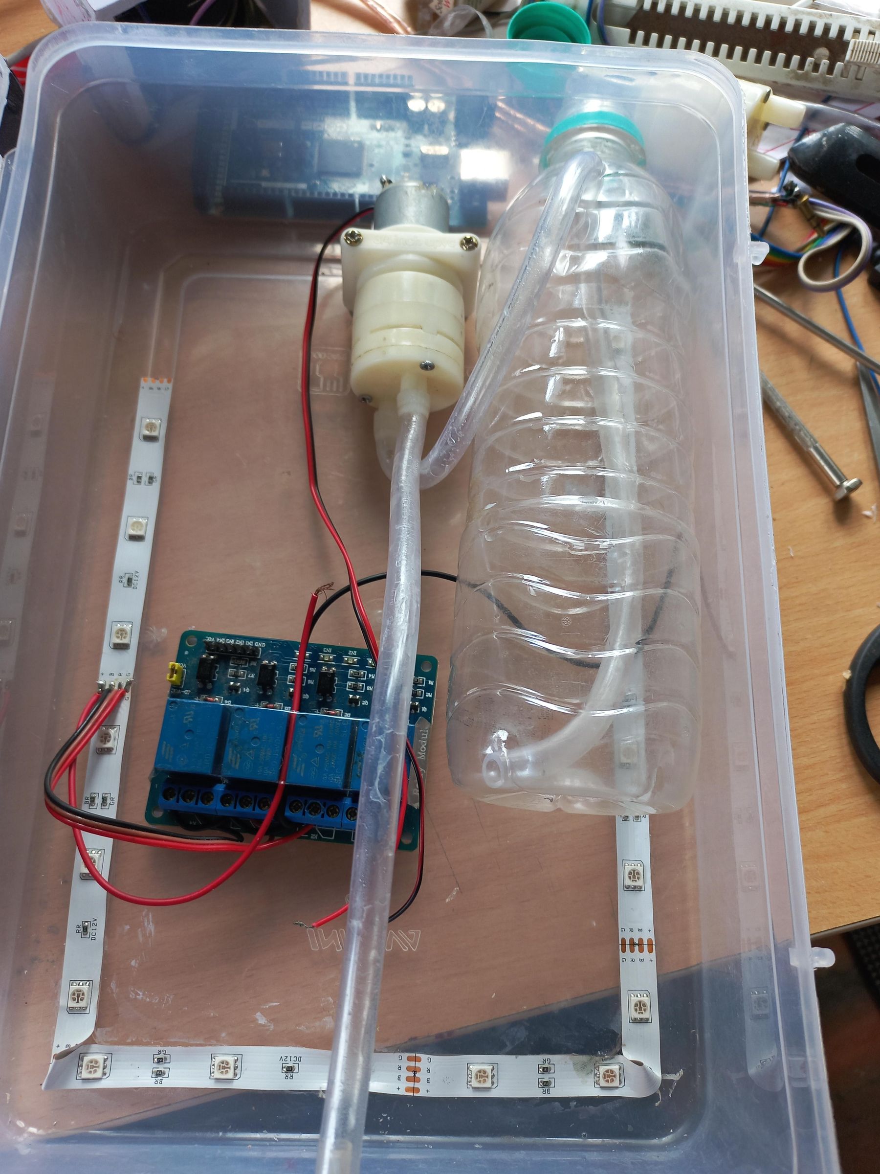 Smart Talking Fluid(sanitizer) Dispenser Using Arduino MEGA : 14 Steps ...