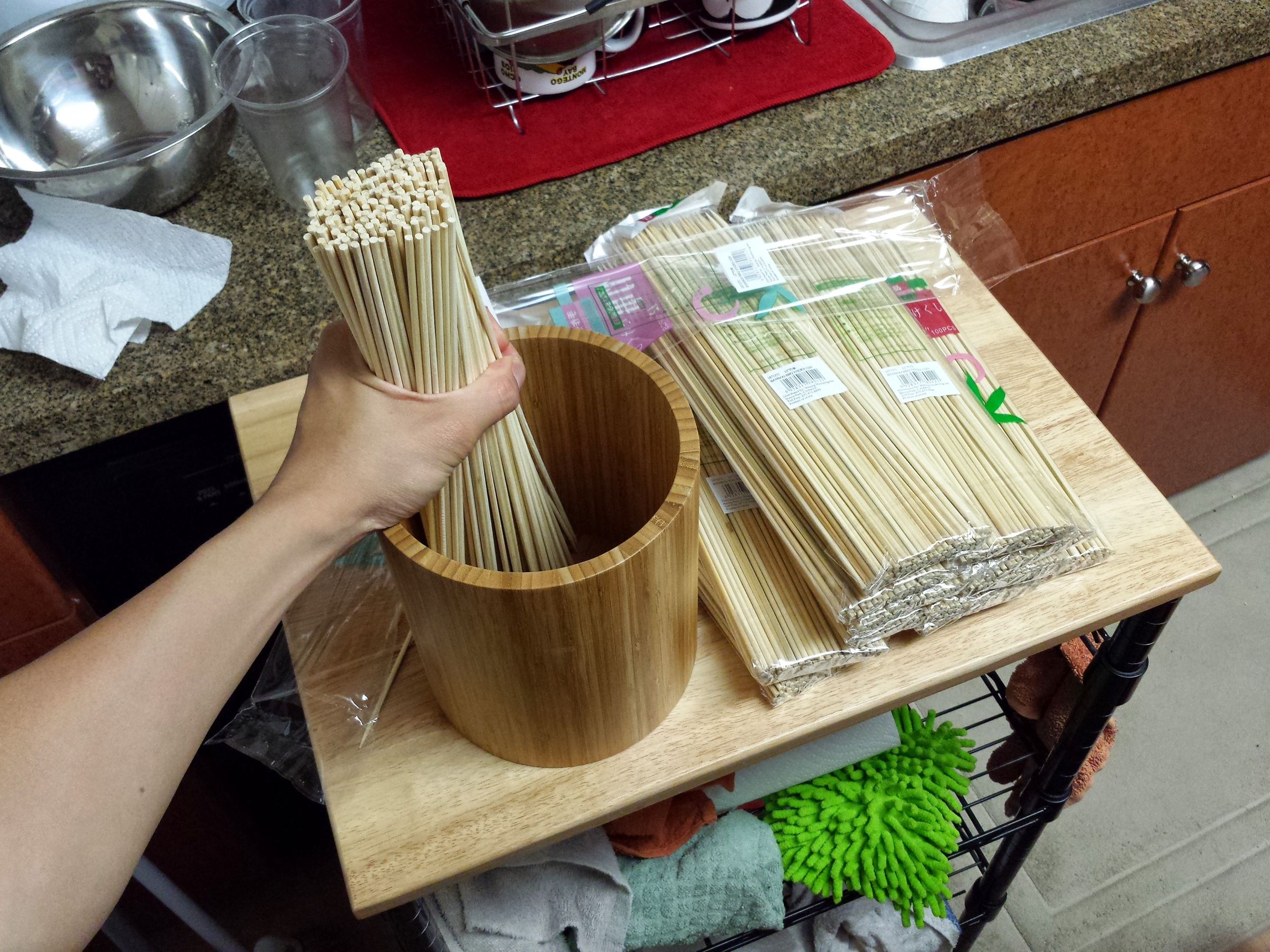 Knife Block Made of Skewers : 3 Steps (with Pictures) - Instructables