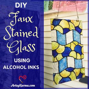 DIY: Stained Glass Craft With Alcohol Ink : 7 Steps (with Pictures ...
