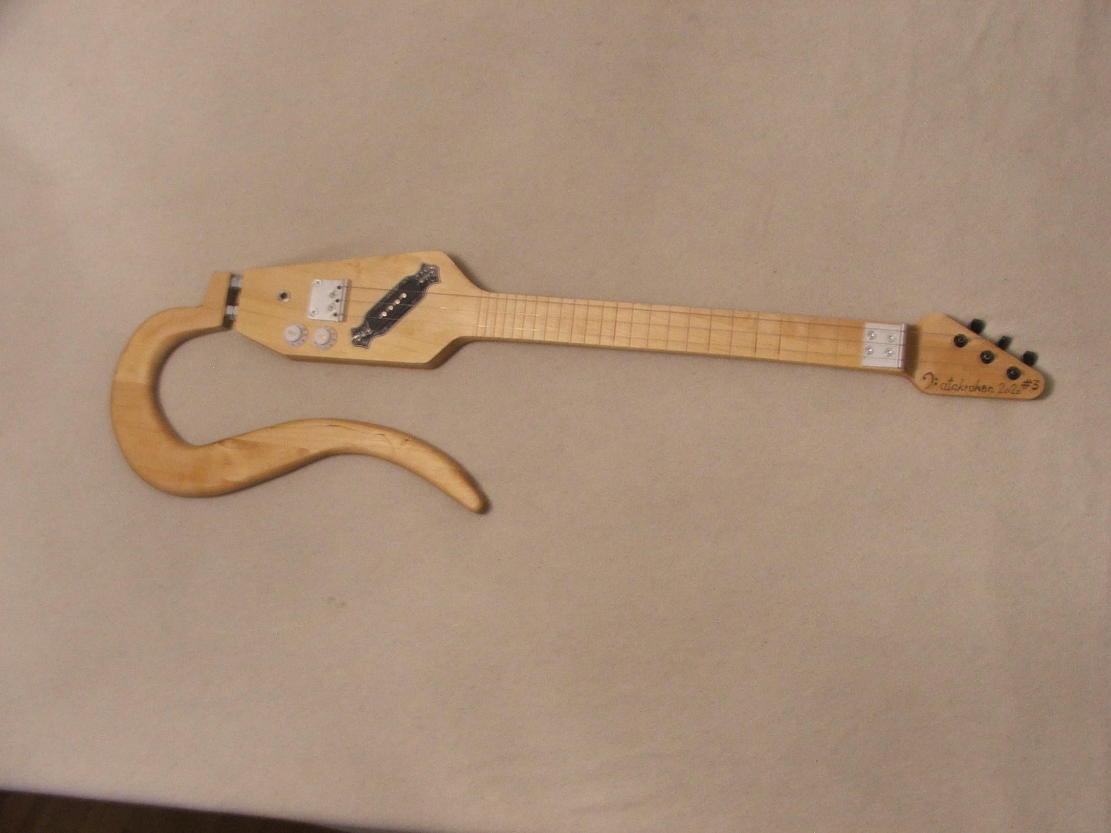 3 Guitars Made From a Table. #1 the Slide Guitar : 5 Steps (with ...