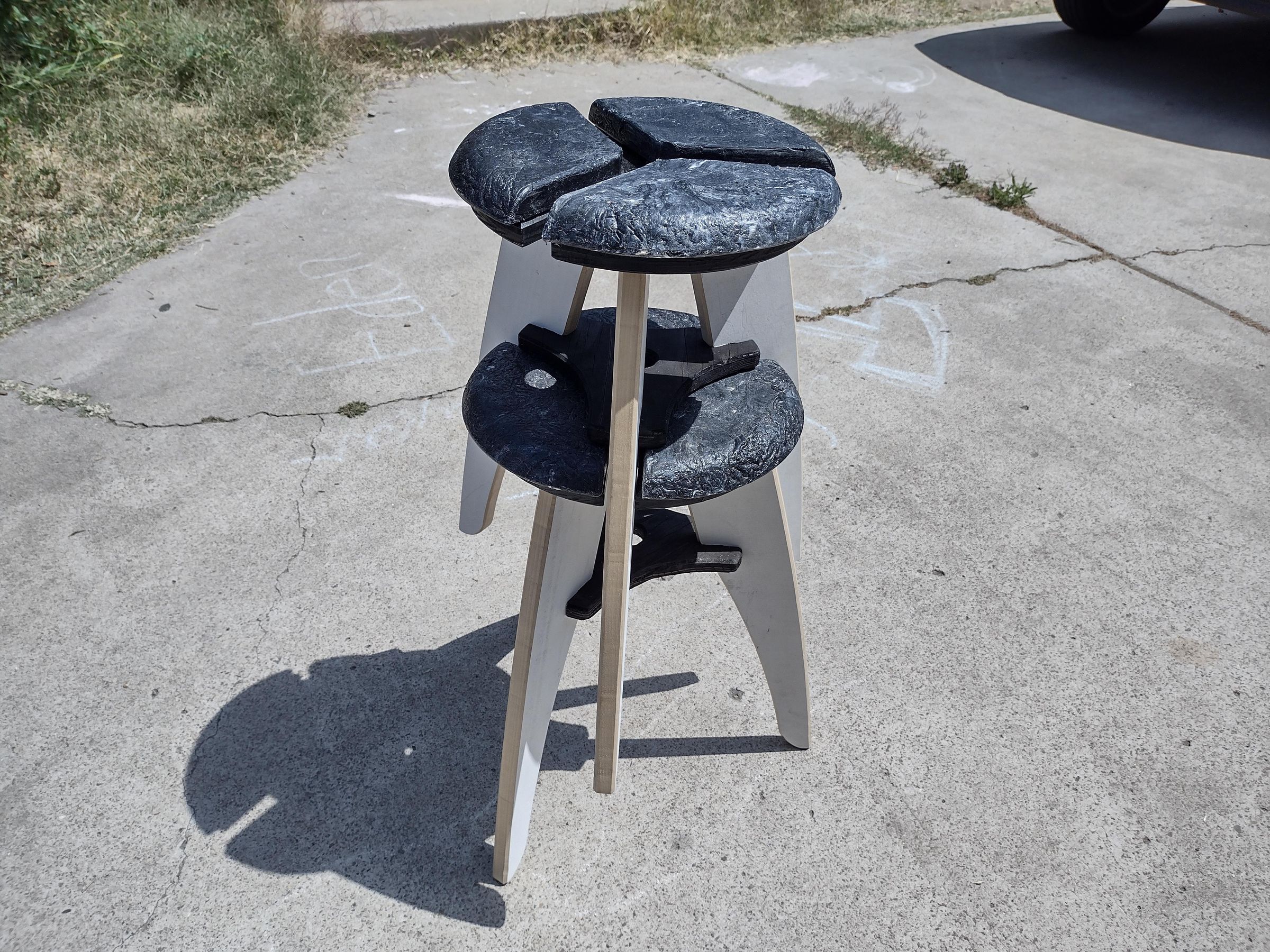 How To: Make Nesting Stools Made With 99% Trash : 5 Steps (with ...