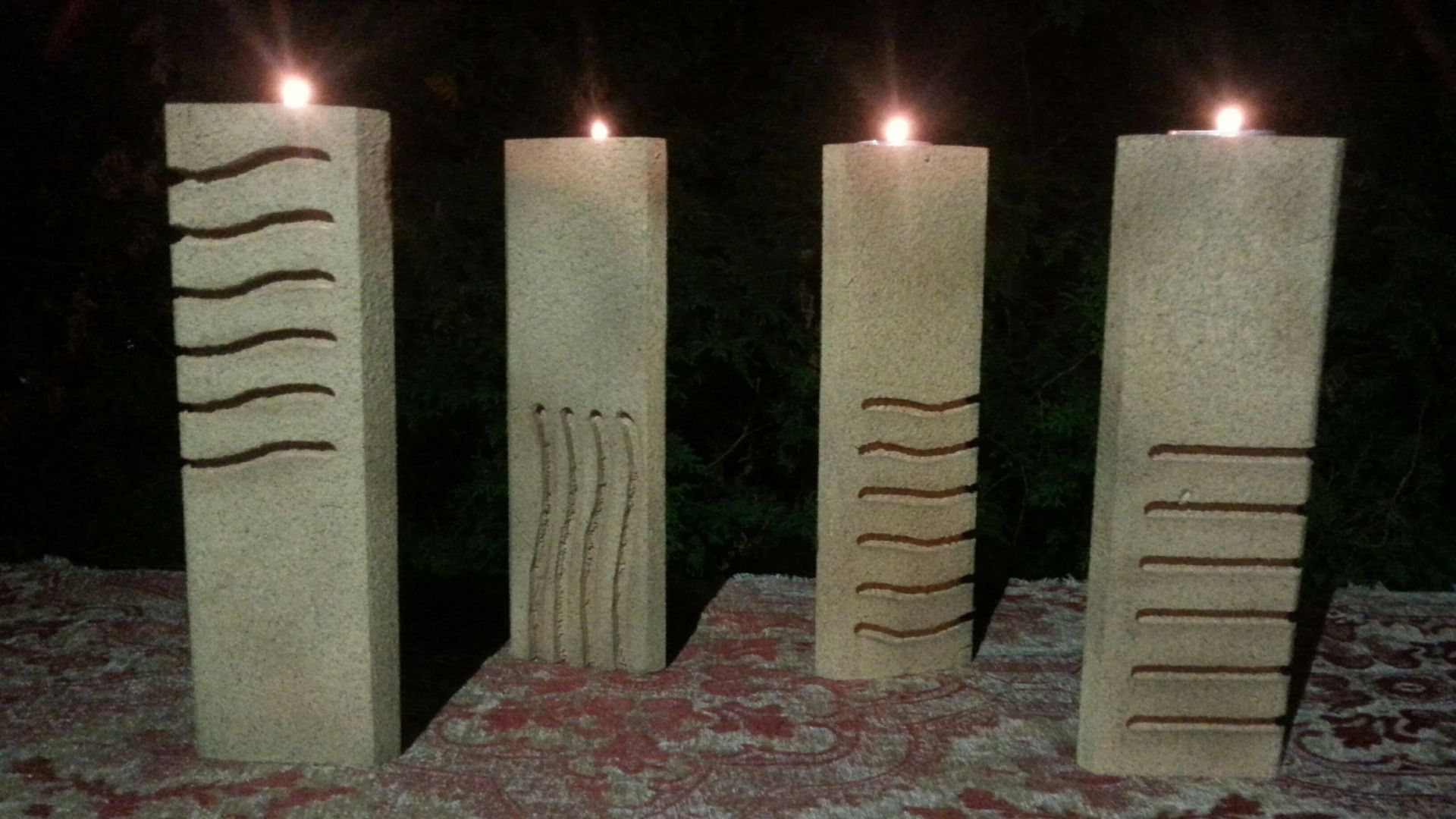 The Fifth Element Stones Pillar Candle Holders : 13 Steps (with ...
