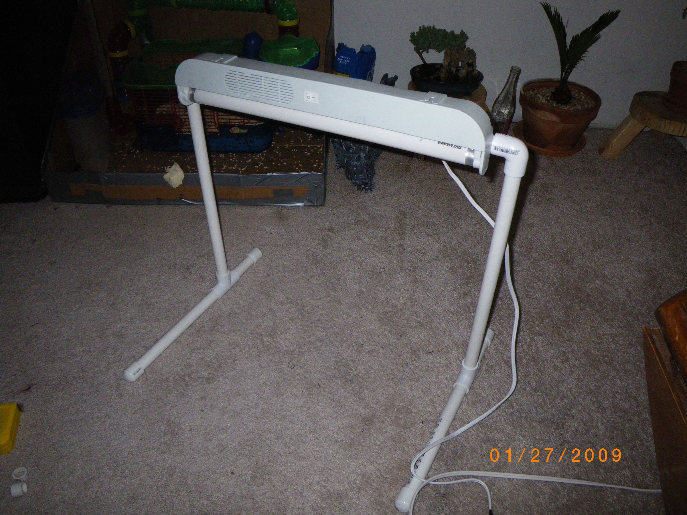 PVC Light Stand : 4 Steps - Instructables