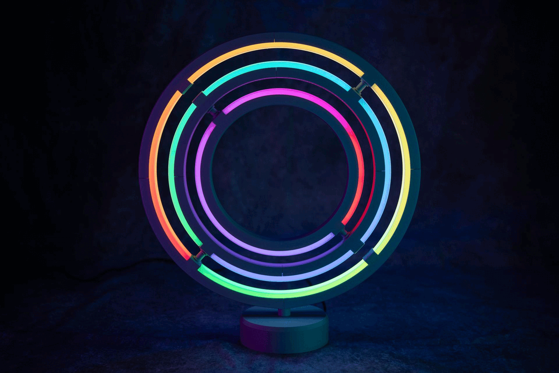 LUMA ORB Space Ring-Lamp - Mesmerizing Lamp With Rotatable Light Rings ...