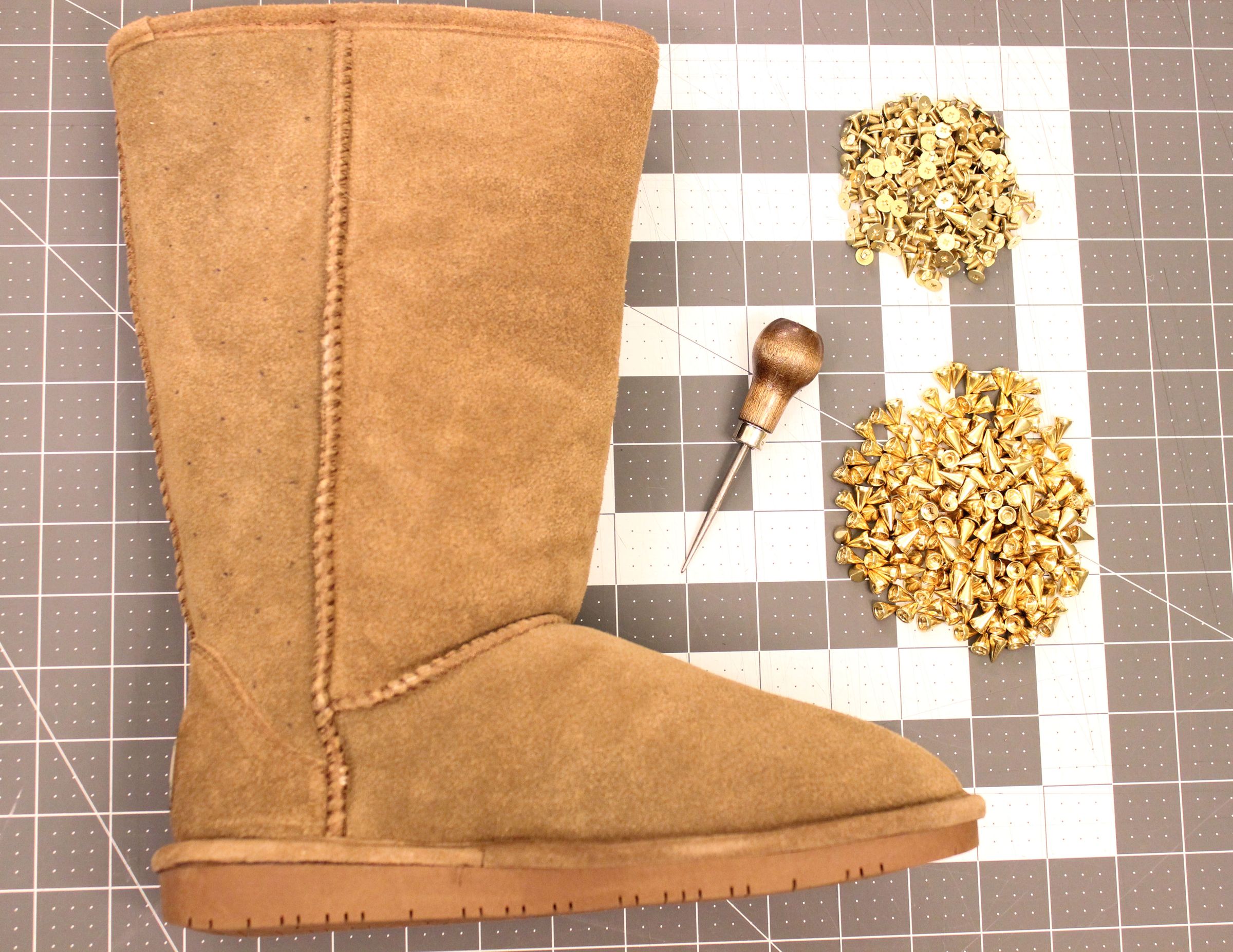 Customize Your Boots With Studs! : 4 Steps (with Pictures) - Instructables
