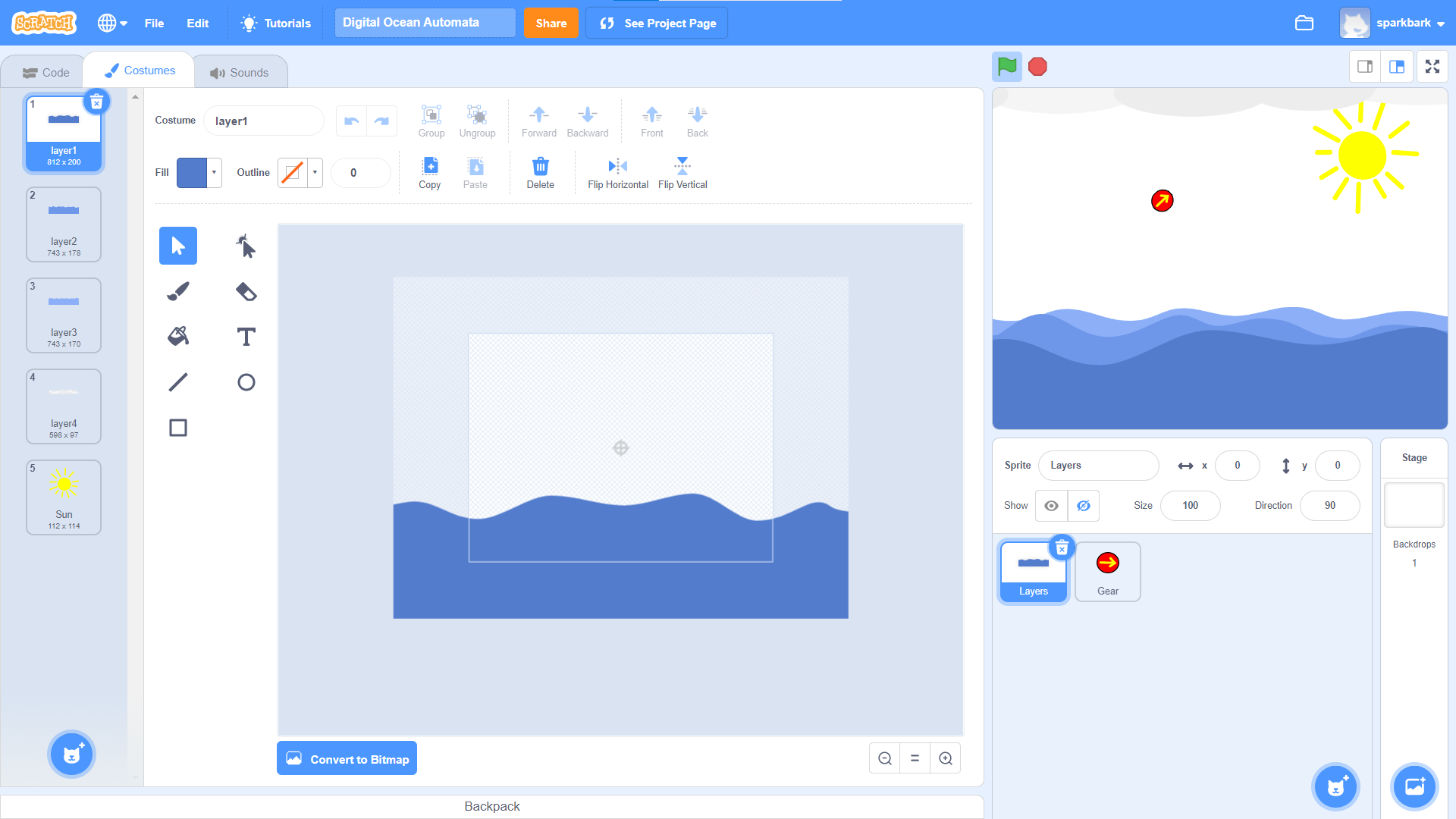 Making a Digital Automata Background (Using Scratch!) : 4 Steps (with ...
