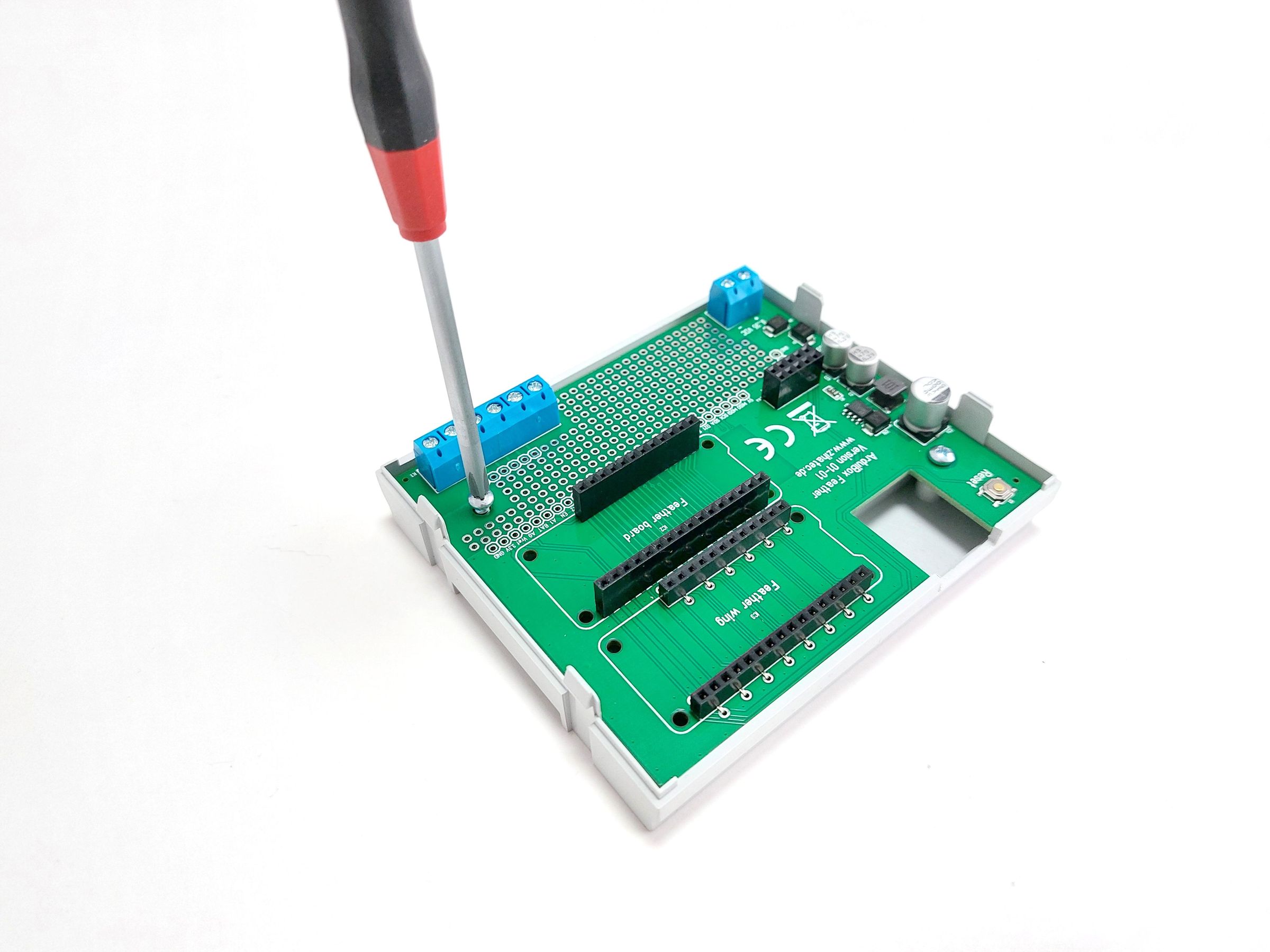 How to Mount Projects With Feather-shaped Microcontroller Boards in a Control Cabinet. : 6 Steps ...
