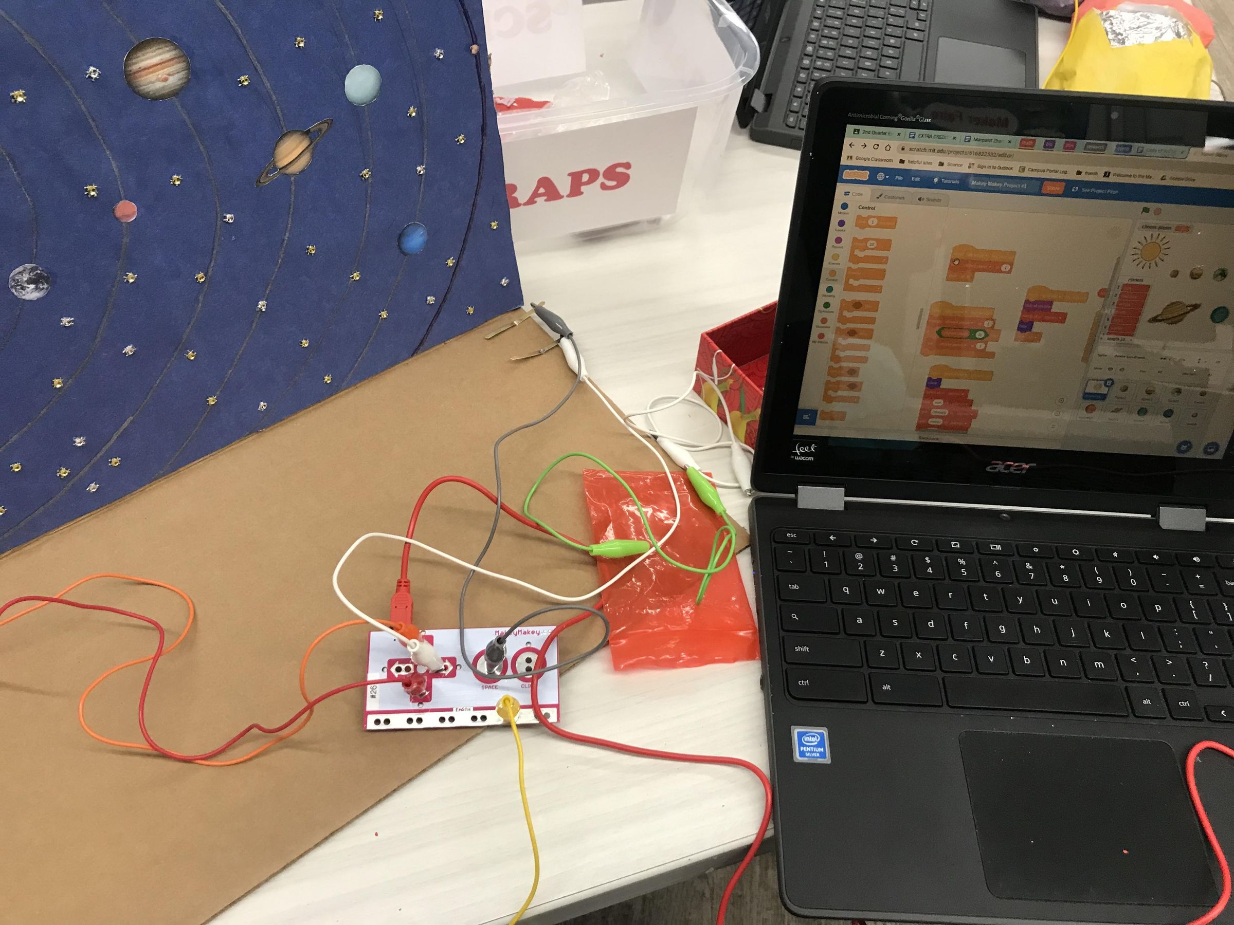 Makey Makey Basic Solar System Facts : 3 Steps - Instructables