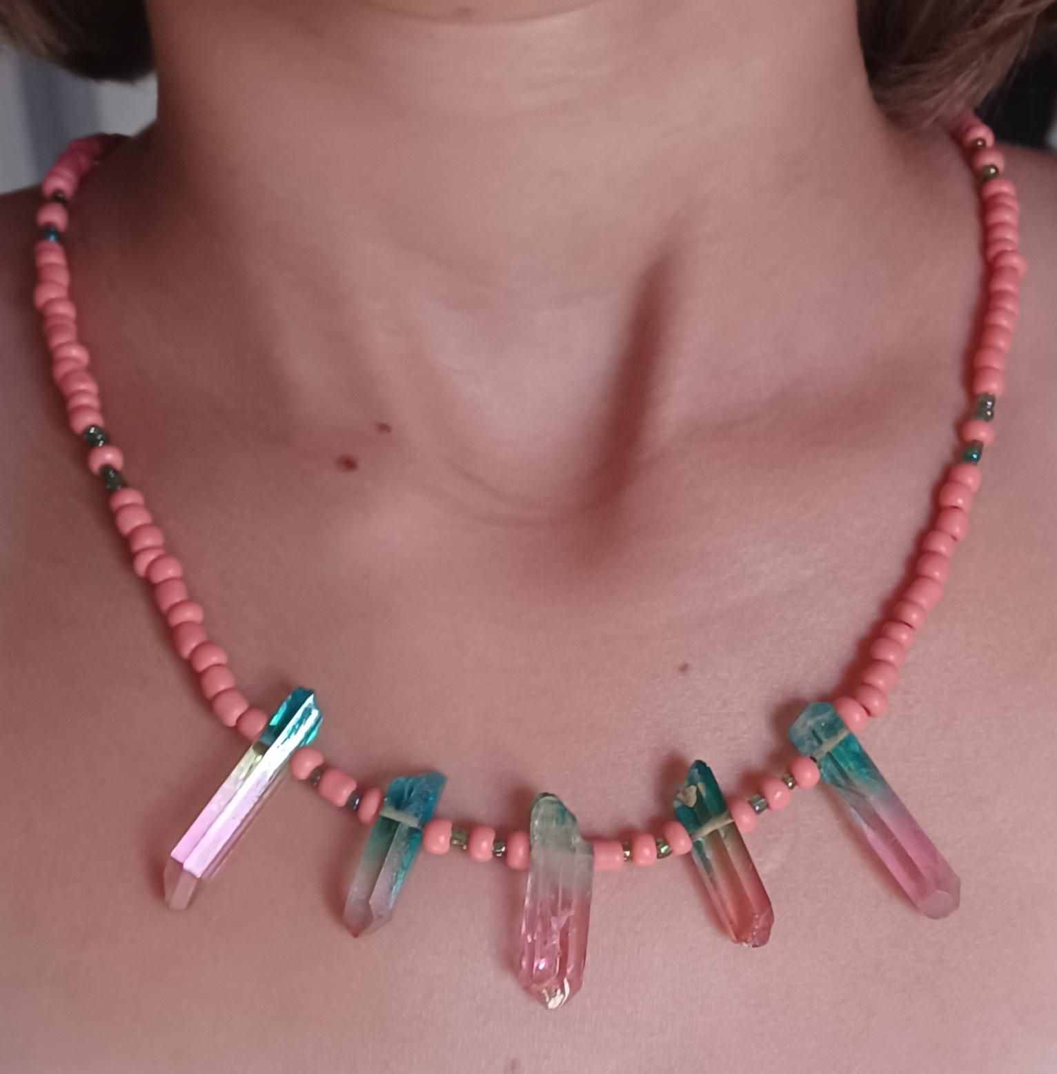 Rainbow Crystal Necklace : 4 Steps (with Pictures) - Instructables
