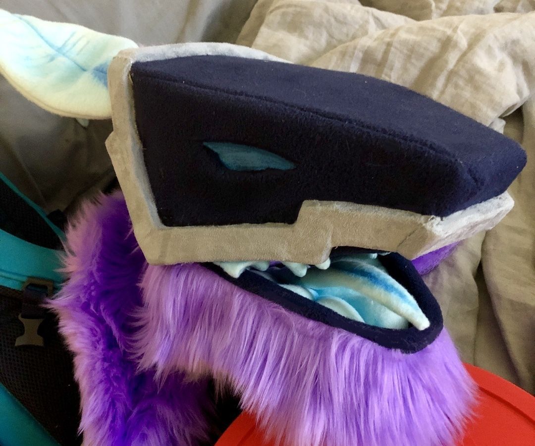 How to Make a Robot/synth Style Costume/ Fursuit Head : 8 Steps ...