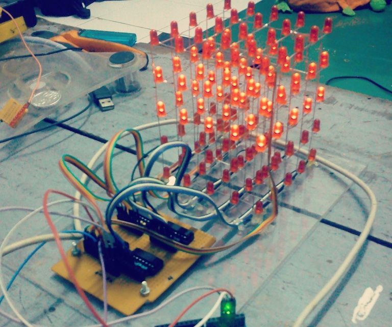Simple Led Cube 5x5x5 Arduino Instructables