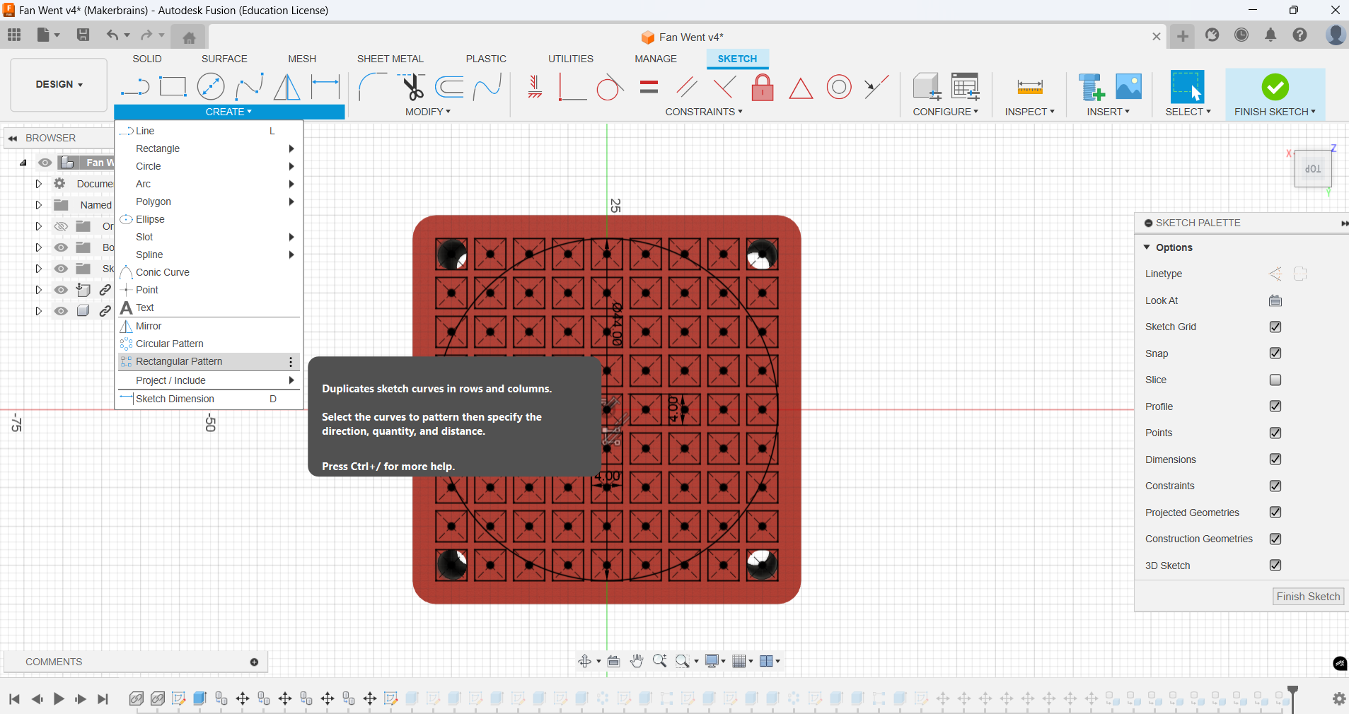 How to Design Vent Patterns for Your 3D Printing Projects : 11 Steps ...