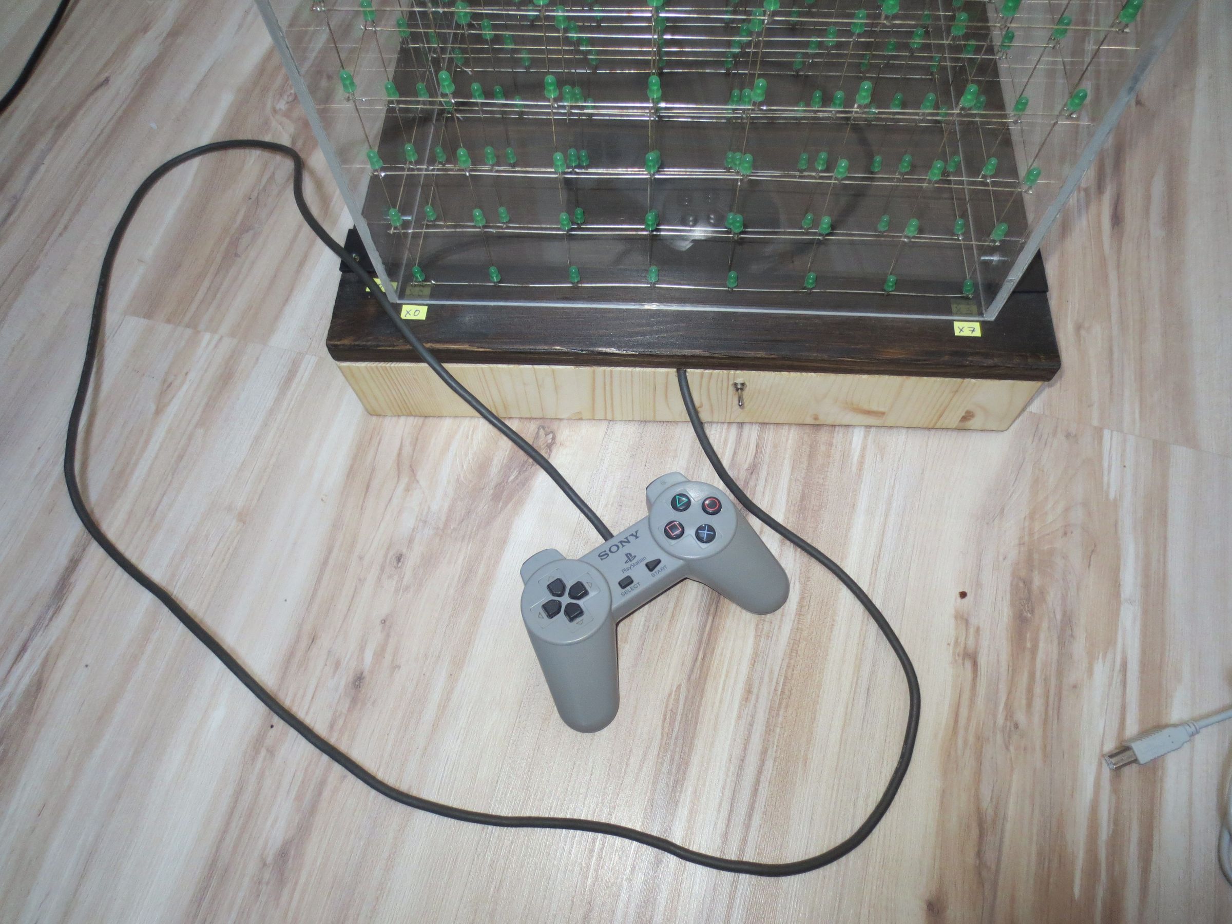 8x8x8 LED Cube With Arduino Mega (+Sound +PS Controller +Game) : 11 Steps (with Pictures ...