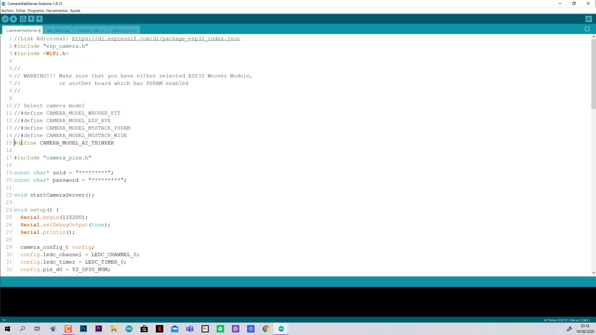 A Super Easy Security Camera With the ESP32 CAM : 7 Steps (with ...