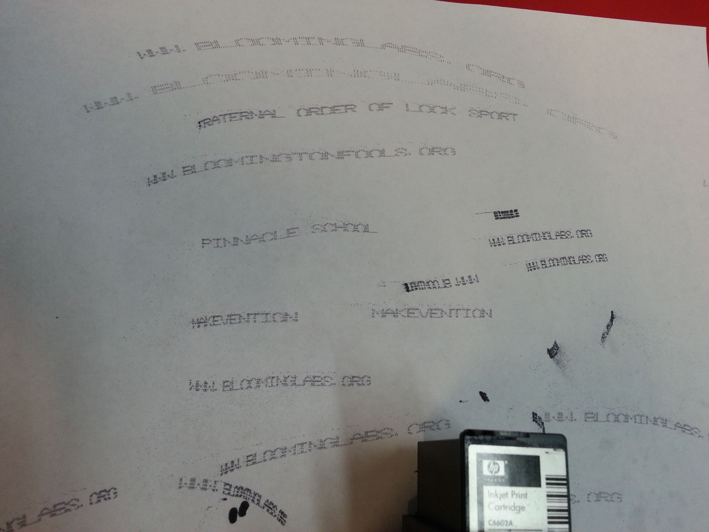 Make a Handheld InkJet Printer! Print on ANY Surface! : 5 Steps (with ...