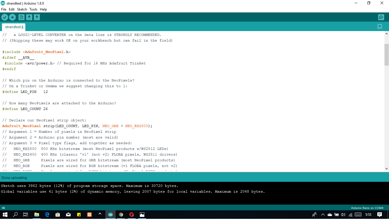 Nano Pixels 26 Bit Using Arduino : 4 Steps - Instructables