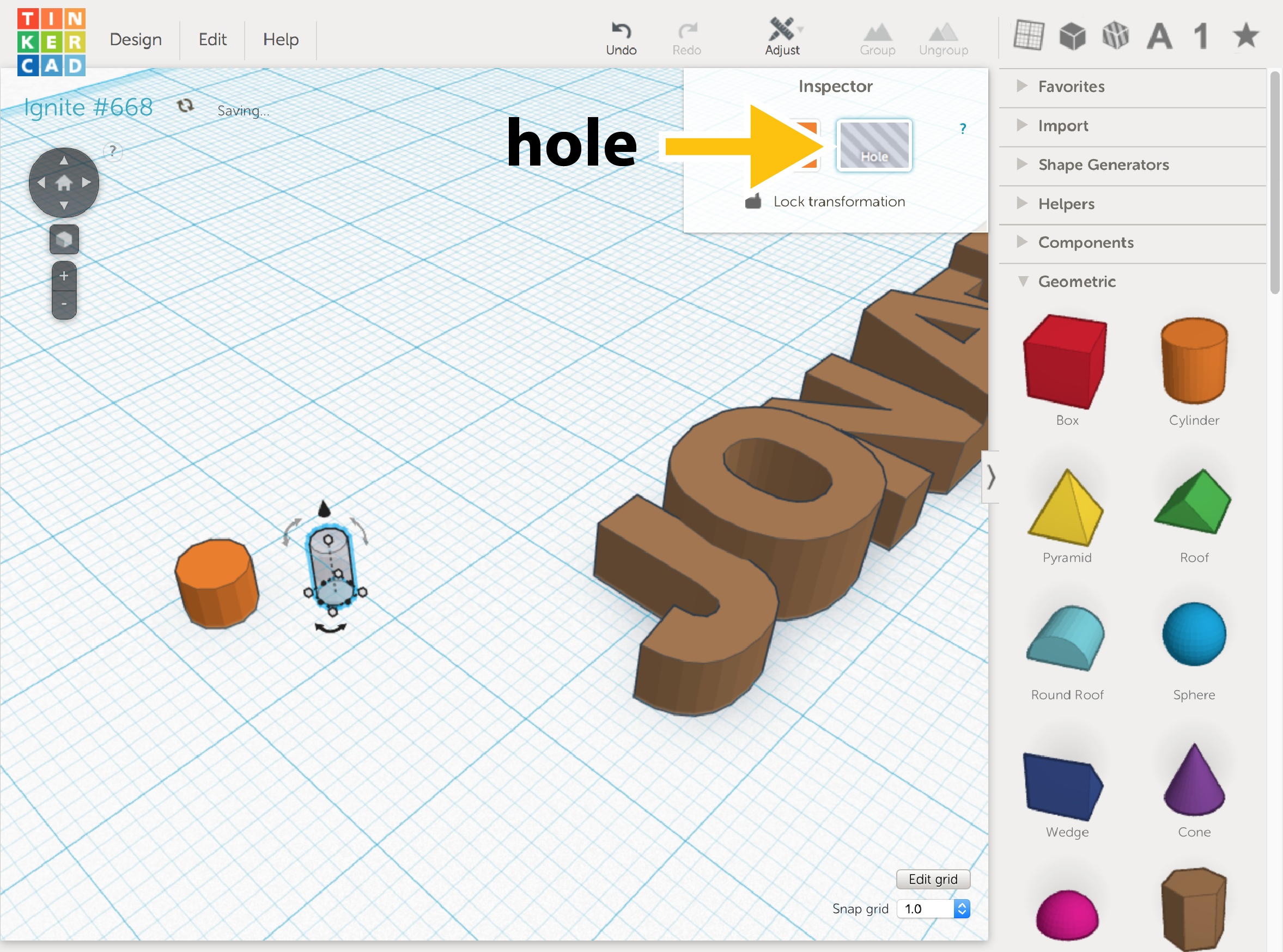 Easy 3D Printing Class: Name That Keychain - Tinkercad