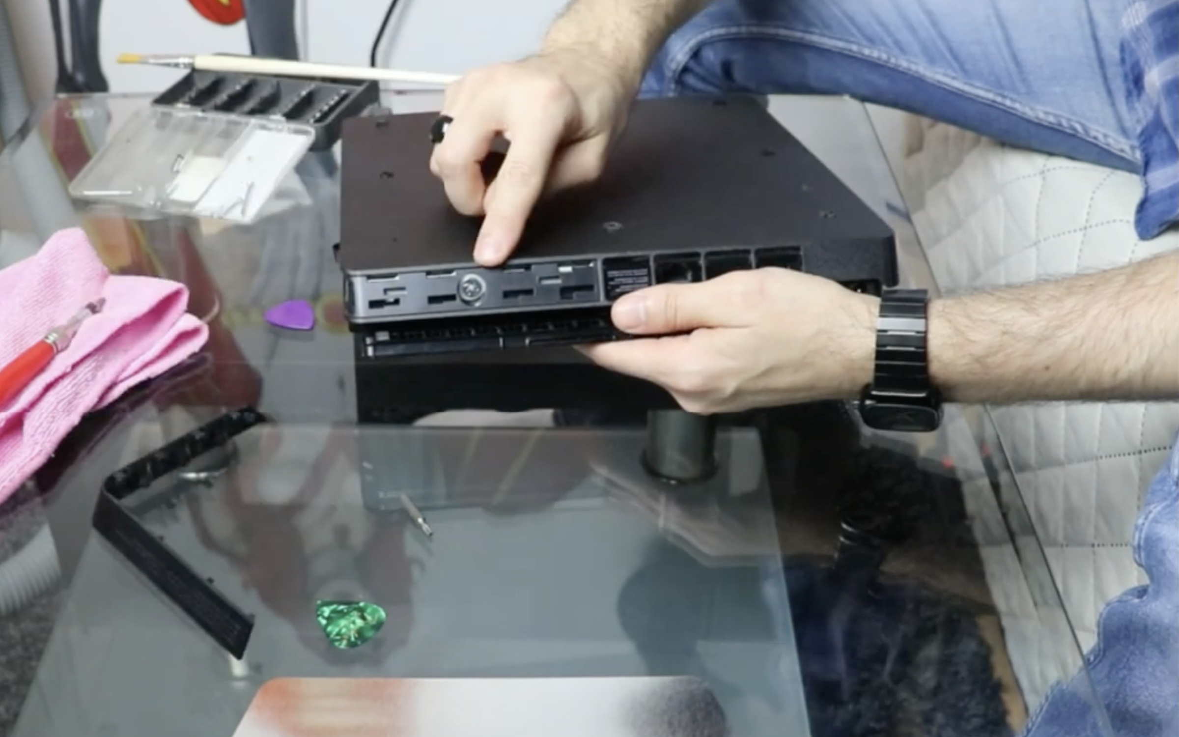 PS4 Slim Cleaning: Fix Loud Fan & Thermal Paste Change : 12 Steps (with ...