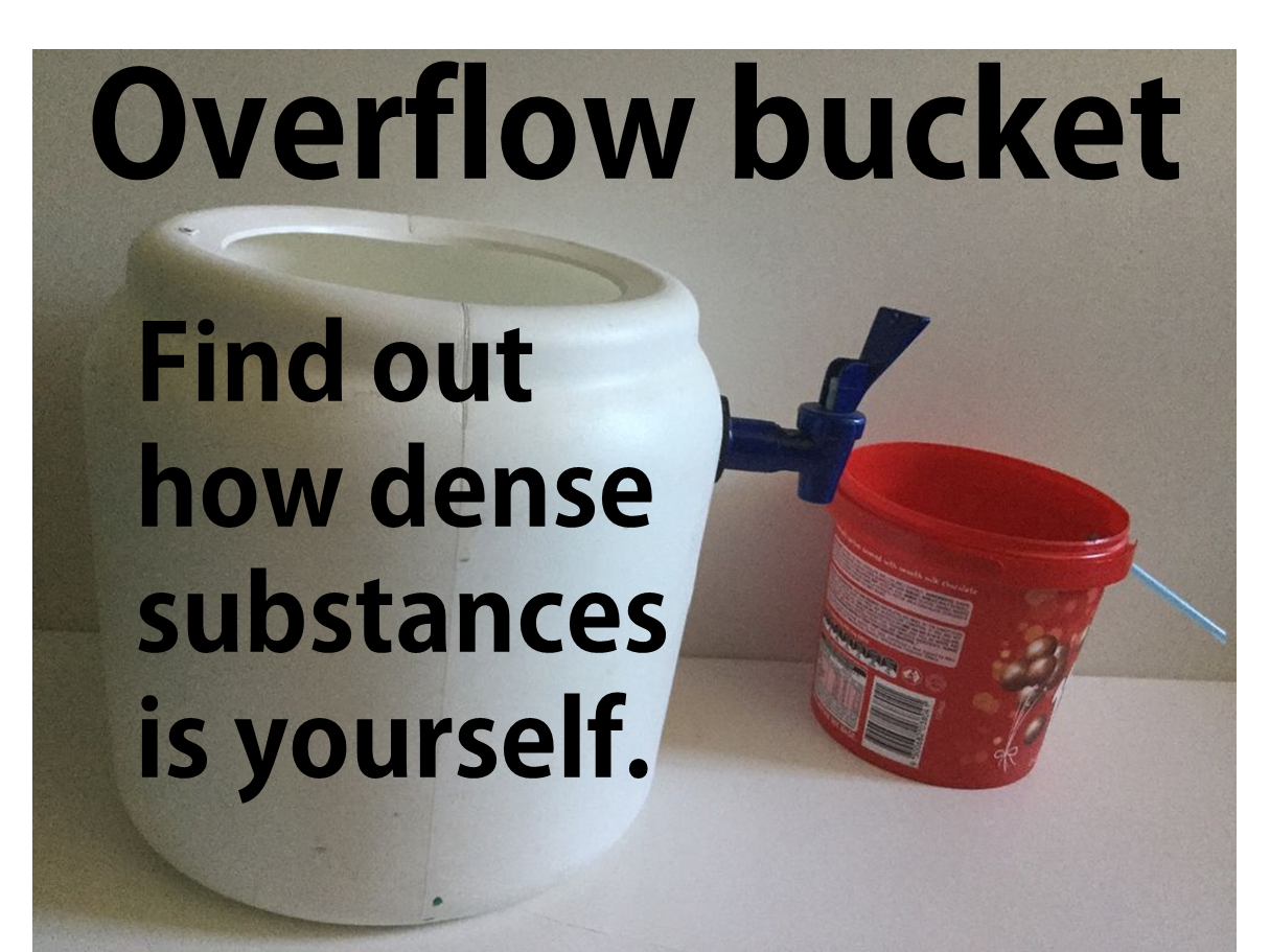 Overflow Bucket for Finding the Density of Things. : 3 Steps ...