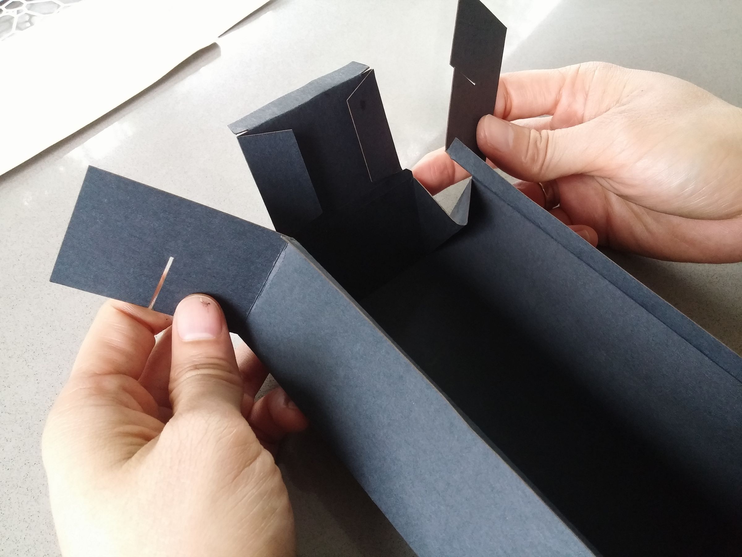 Laser-cut Cardboard Gift Box With Template : 4 Steps (with Pictures ...