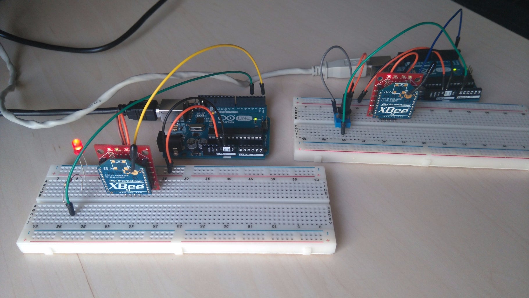 How To Use Xbee Modules As Transmitter And Receiver Arduino Tutorial 5 Steps Instructables 7479