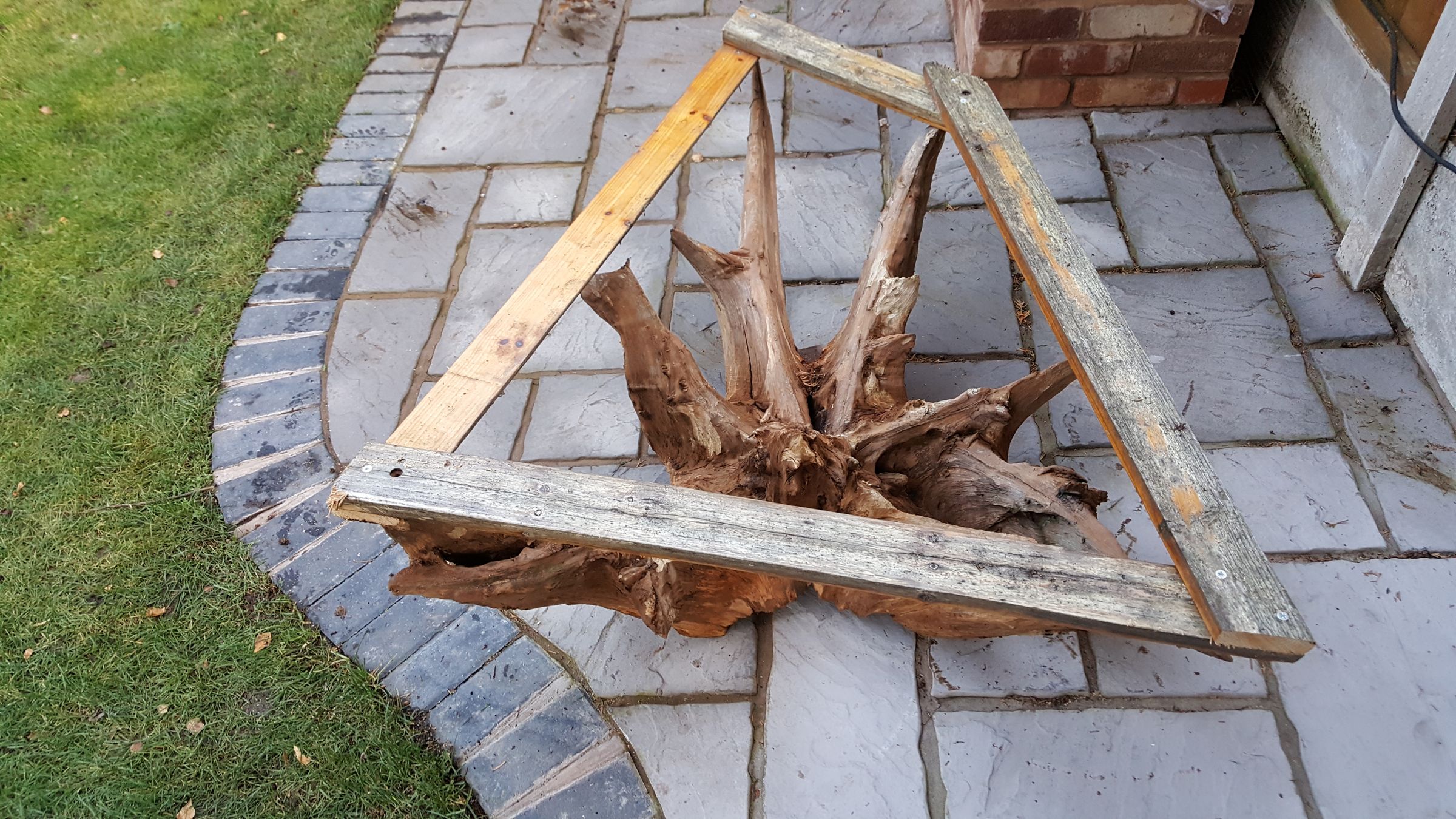 Tree Root Table With Custom Glass Top and Underlight : 10 Steps (with ...