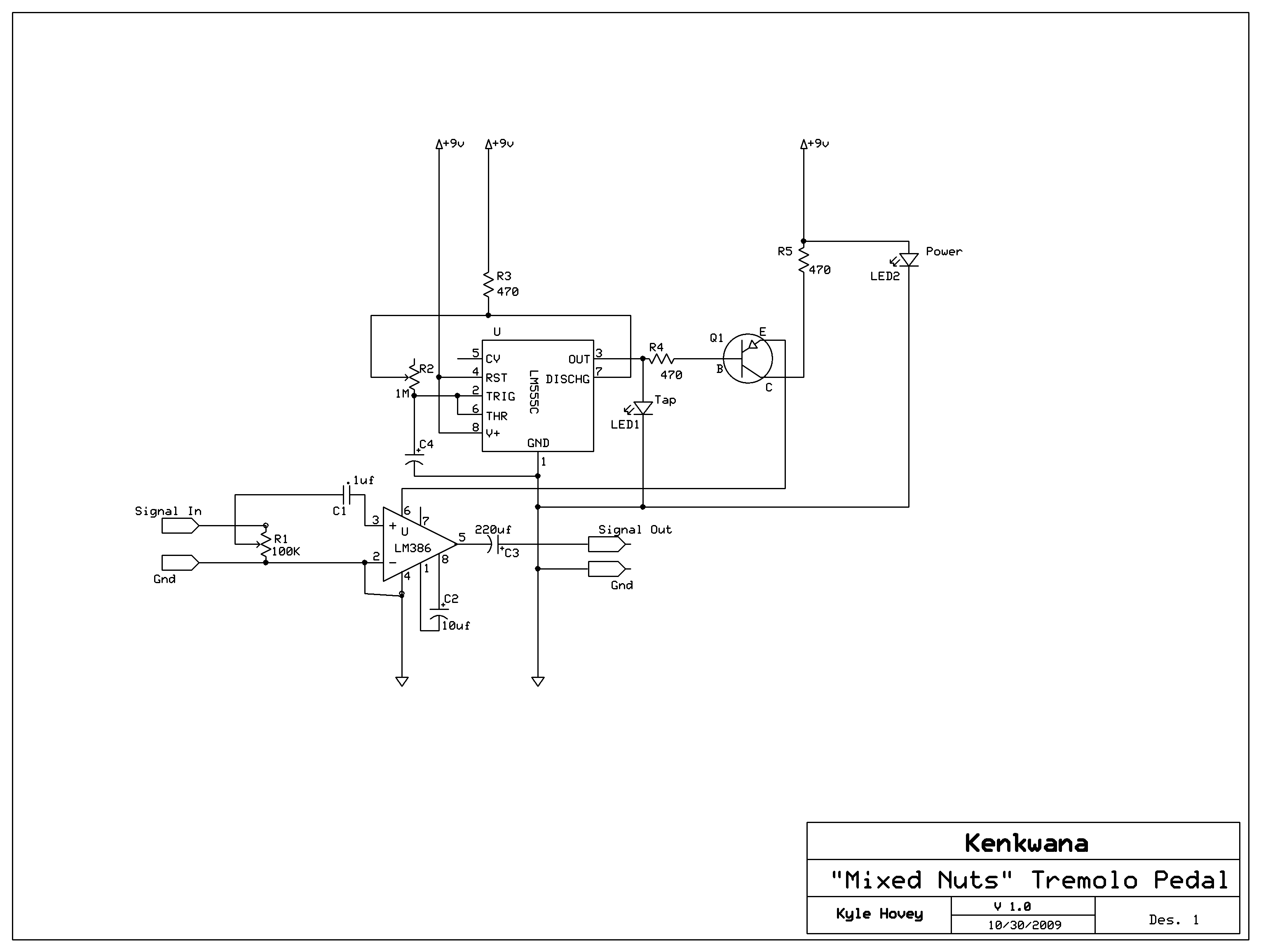Make Your Own Tremolo Effects Pedal : 4 Steps - Instructables