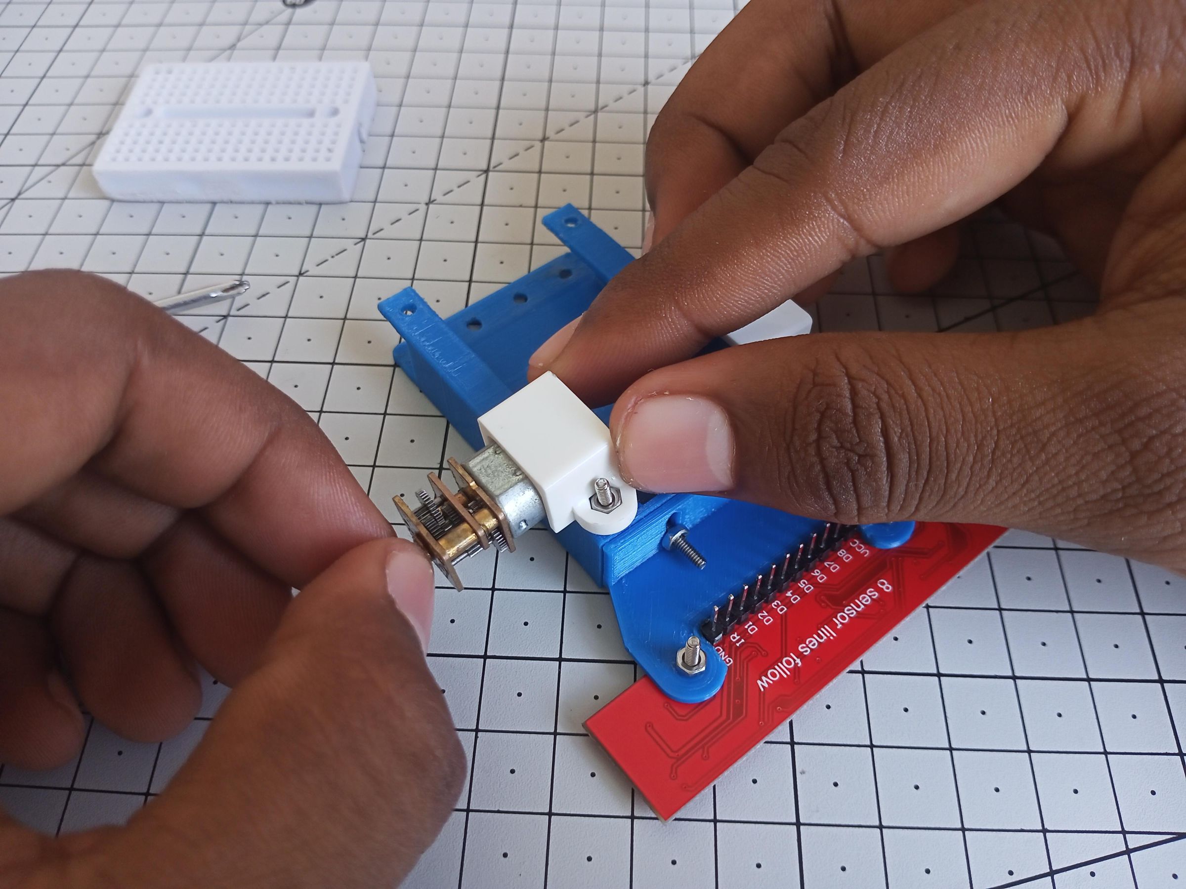 4 Wheel Drive Line Follower Robot : 37 Steps (with Pictures ...