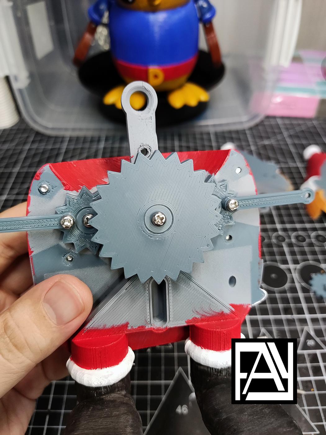 Dancing Santa Clause Automata : 8 Steps (with Pictures) - Instructables