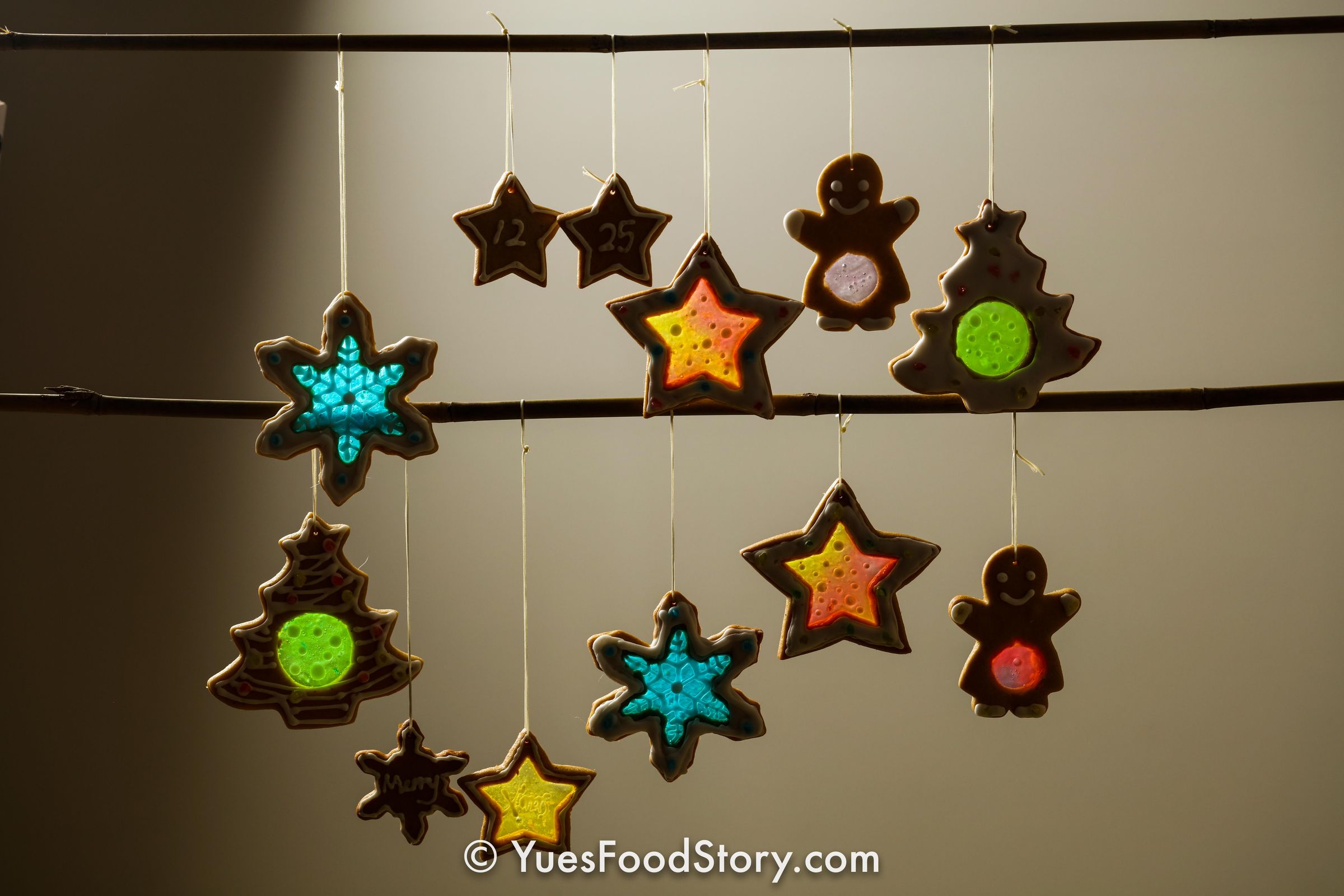 Christmas Gingerbread Stained Glass Cookie : 10 Steps (with Pictures ...