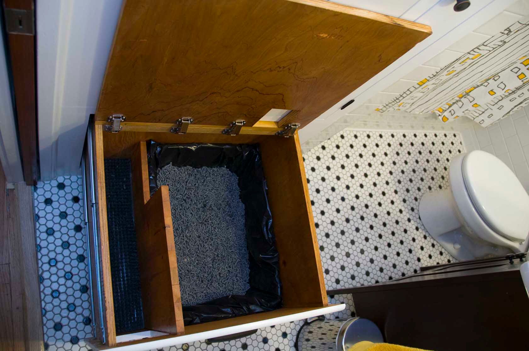 Built In, Self Venting Cat Litter Box : 10 Steps (with Pictures ...