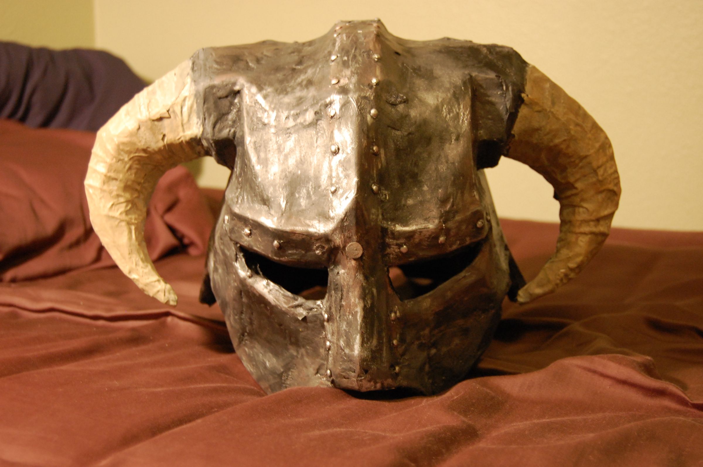 How to Make a Skyrim Iron Helmet (From Paper to Prop) : 8 Steps (with ...