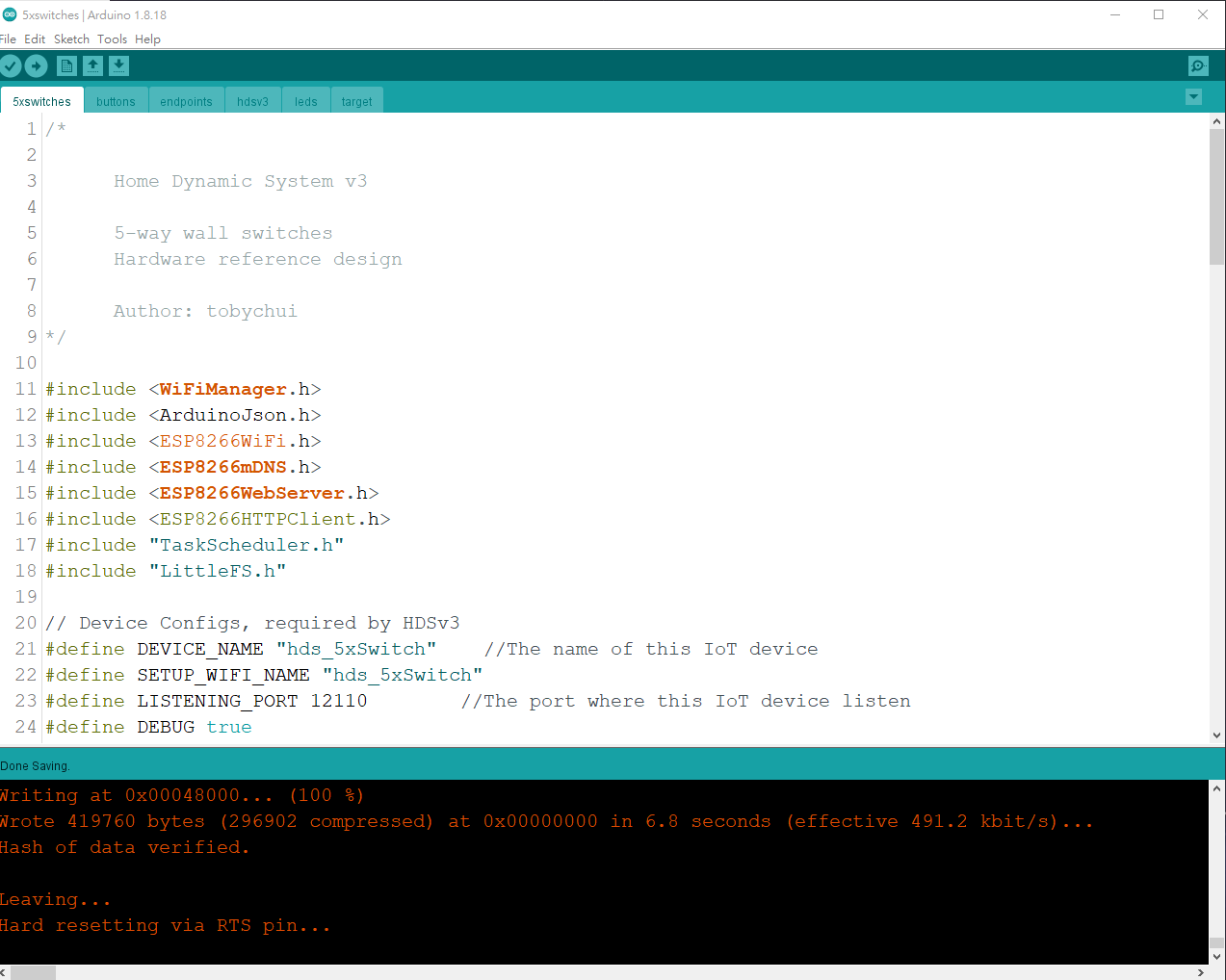 Gallery | Customizable 5 Buttons WiFi Smart Home Switch | Hackaday.io