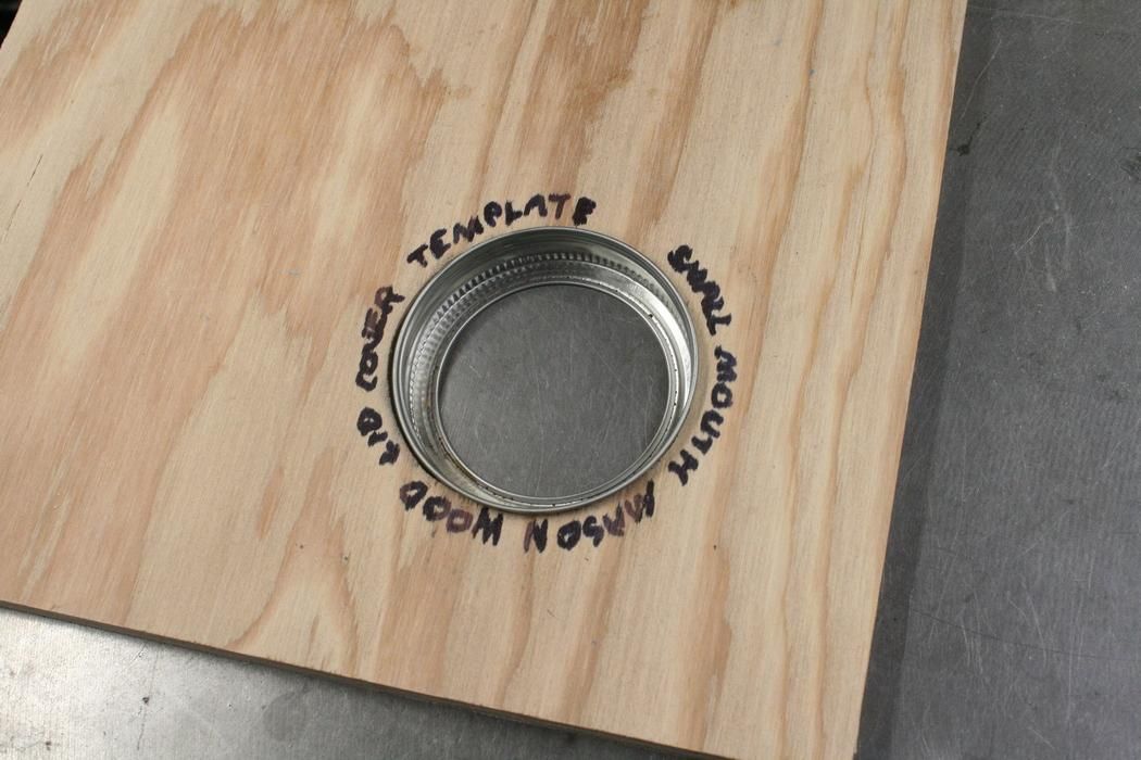 WOOD JAR LID COVERS [to Fit Over the Actual Lid] : 4 Steps (with ...