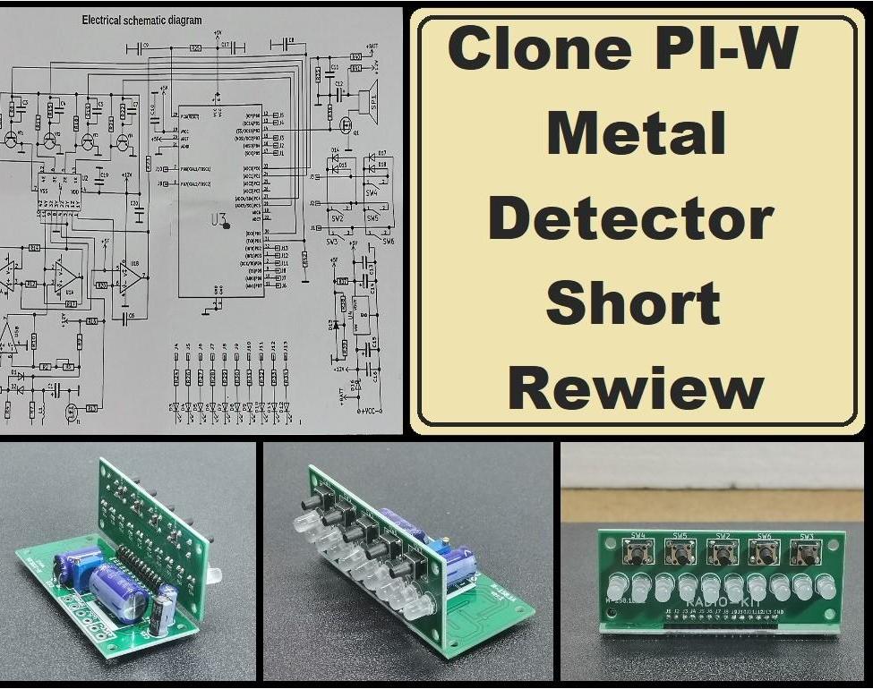 Clone Pi W Atmega8 Arduino Metal Detector Short Review 4 Steps Instructables
