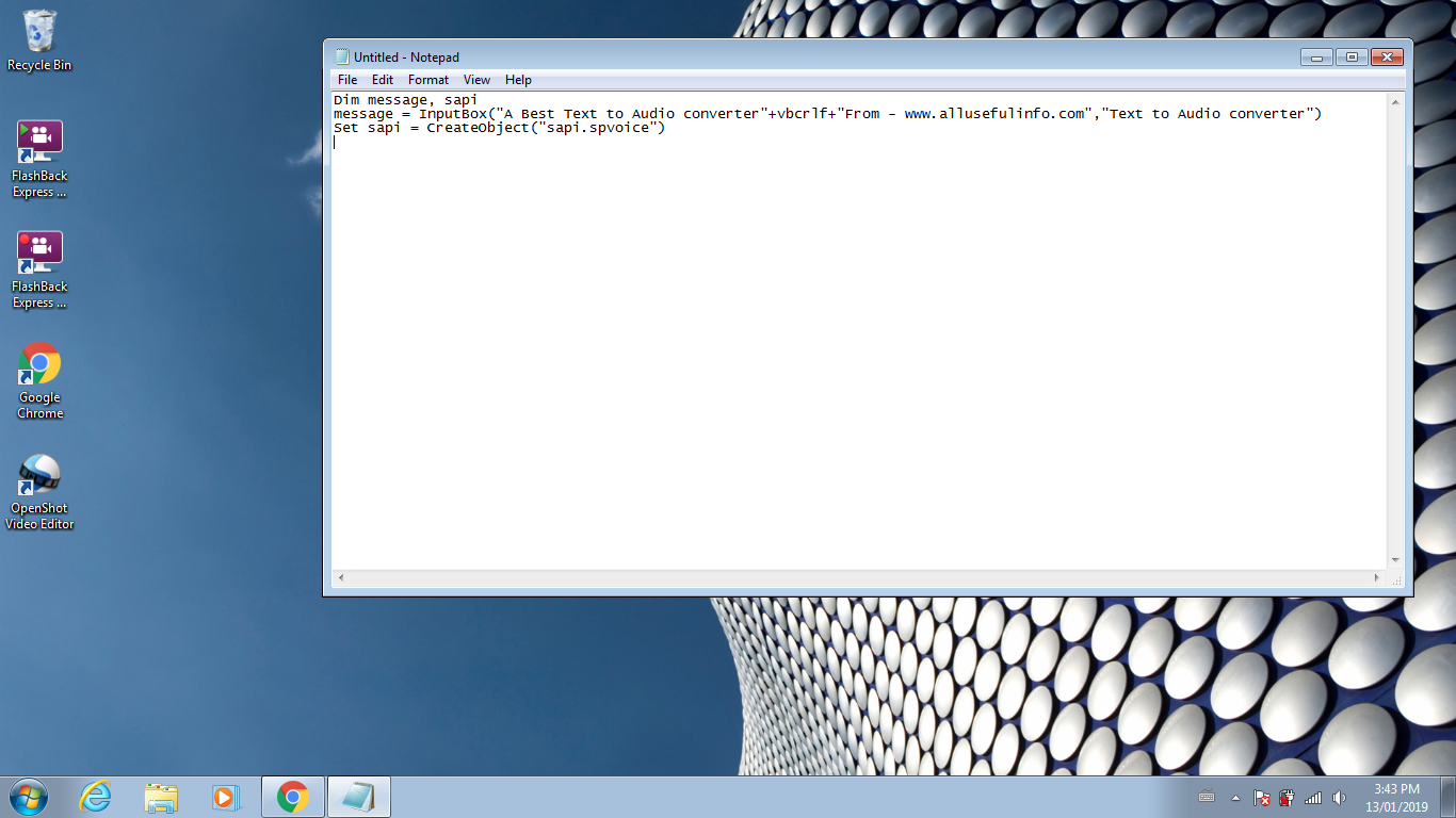 How to Convert Text to Audio Using Notepad!! : 8 Steps - Instructables