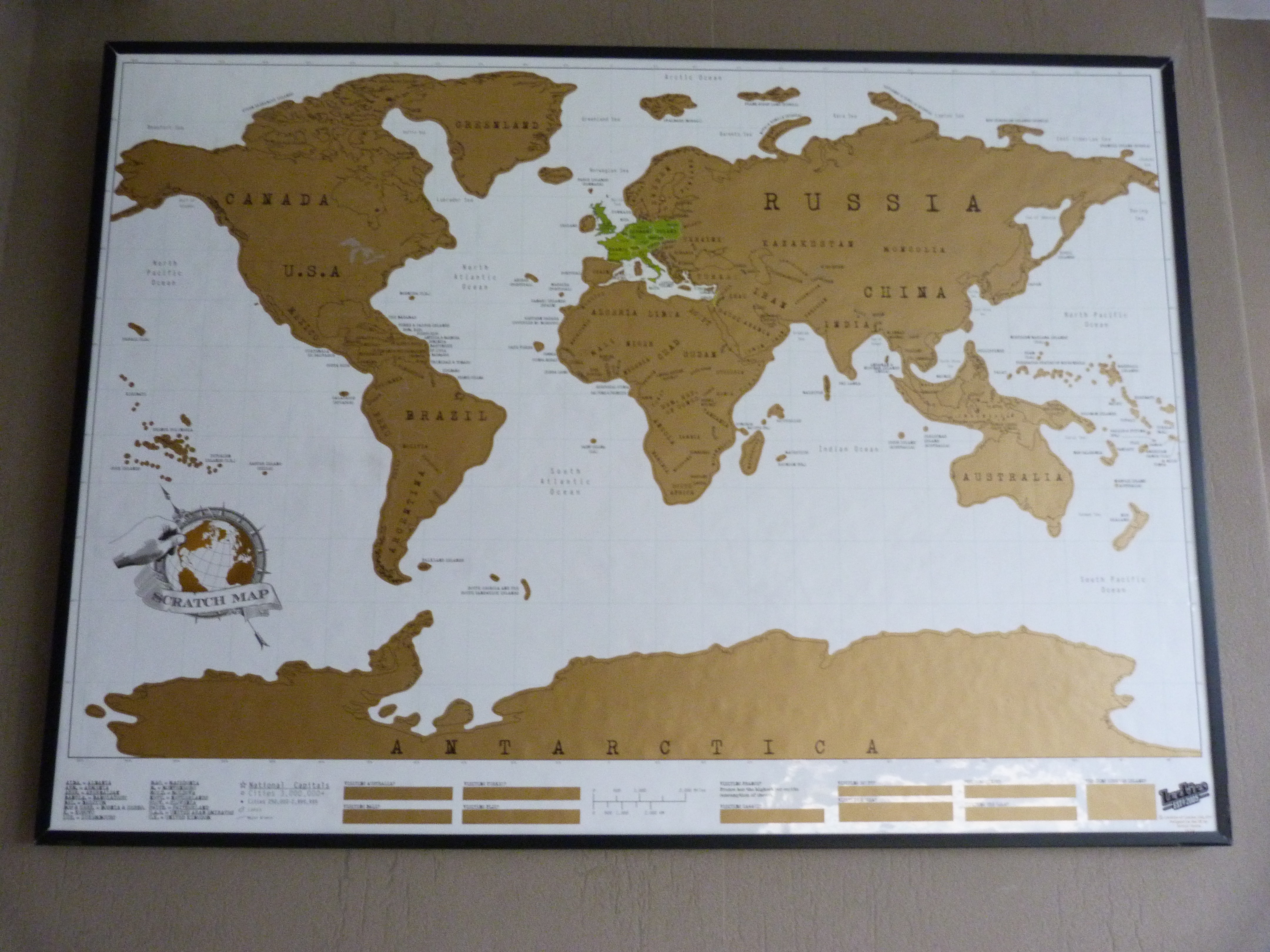 Pin-it Scratch Map : 6 Steps (with Pictures) - Instructables