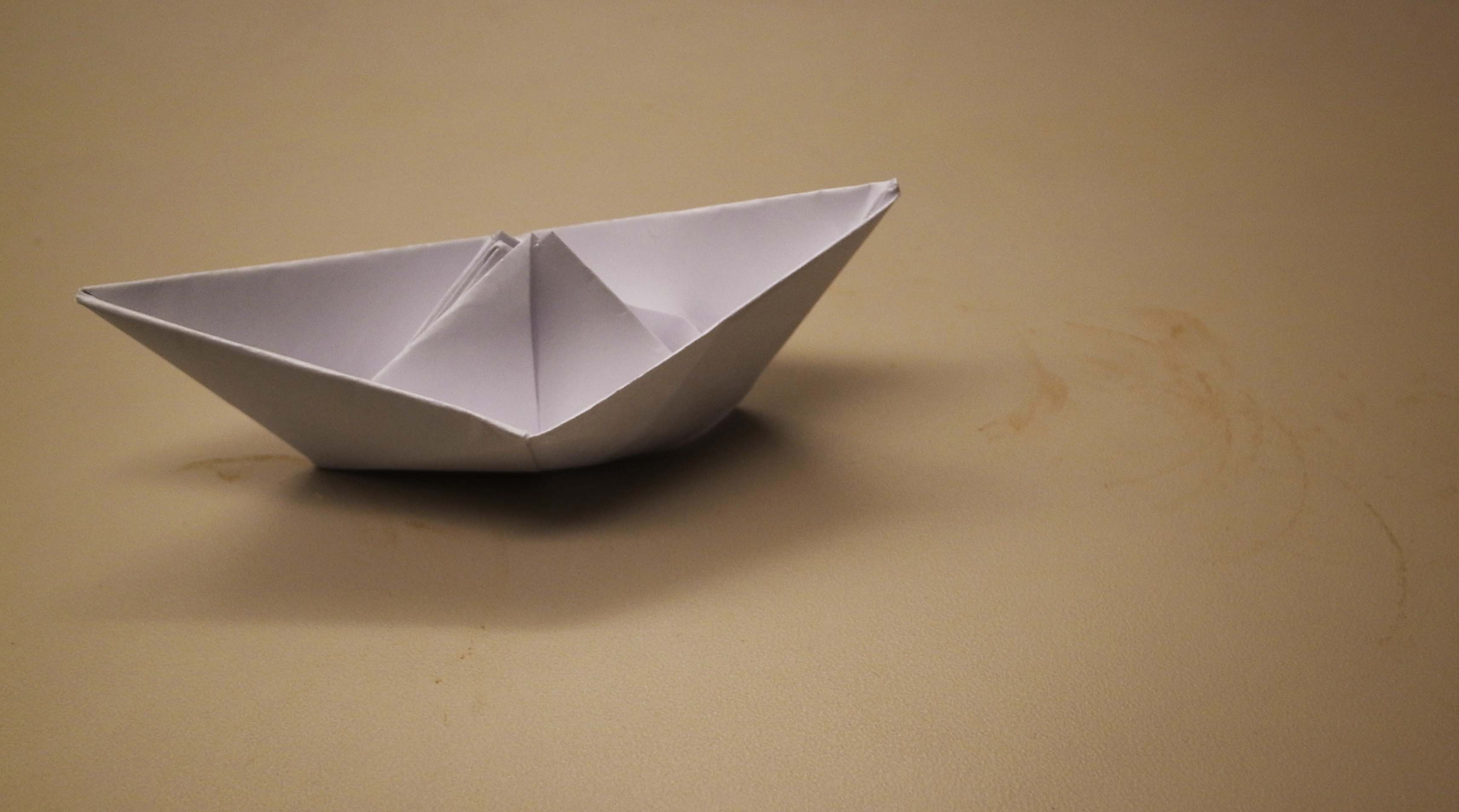Paper Boat 9 Steps Instructables