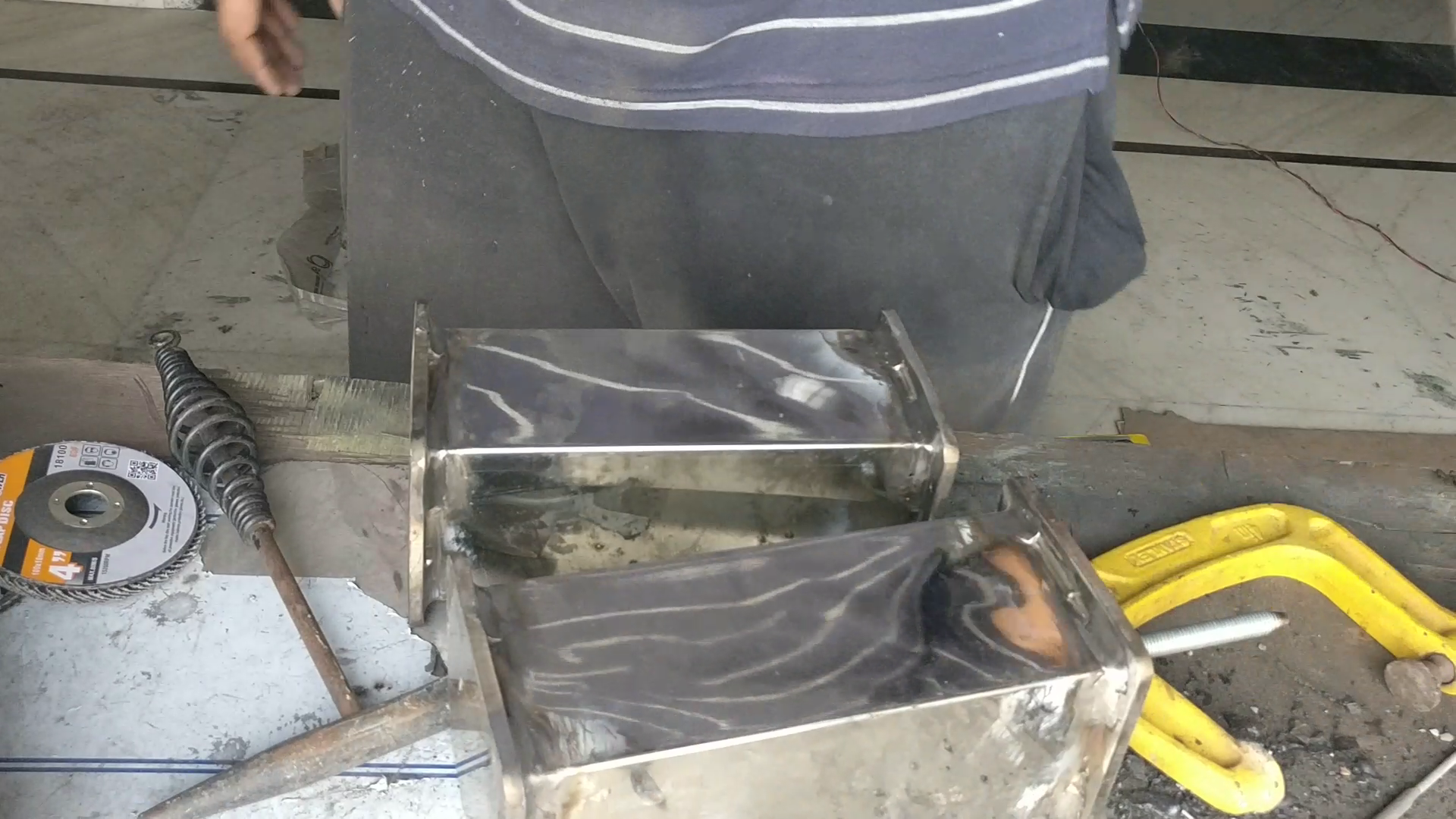 Stainless Steel Stair Guard Rail Build & Installation : 24 Steps (with ...