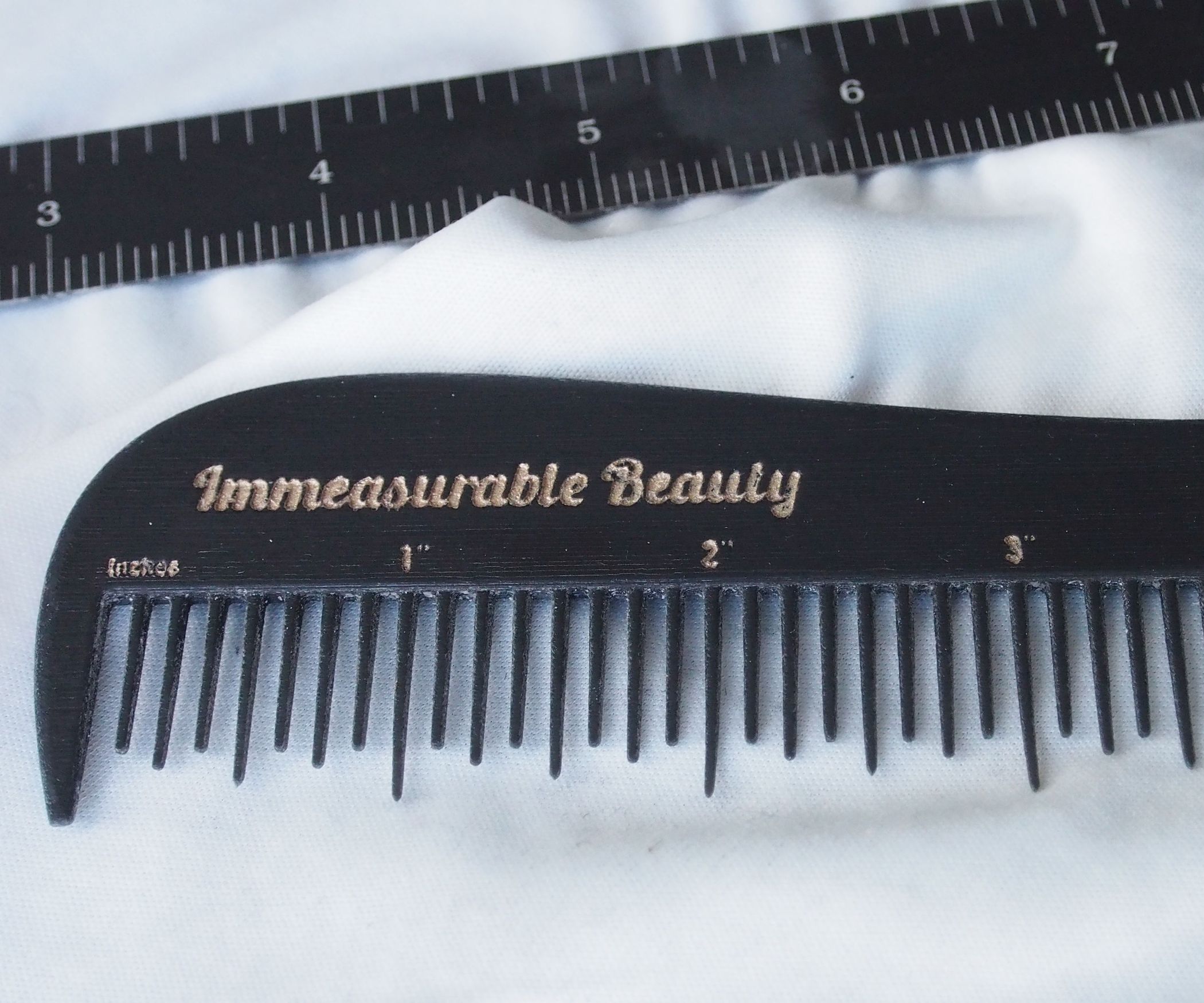 Immeasurable Beauty - a Comb That Is Also a Ruler : 6 Steps (with ...