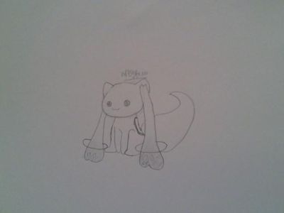 How to Draw Kyubey From Puella Magi Madoka Magica : 11 Steps ...