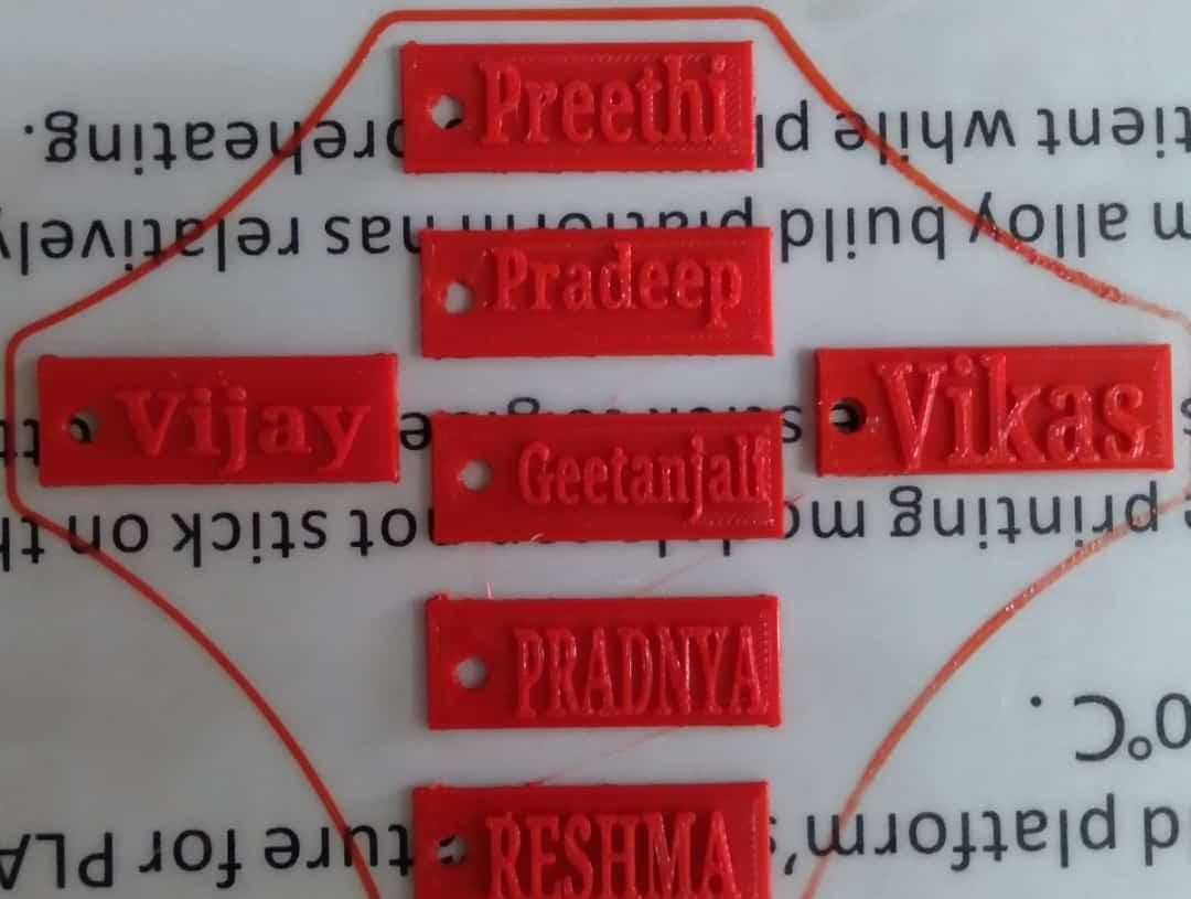 The Project Is Making Key Chain of the Students Name Using Tinkercad. : 16 Steps - Instructables