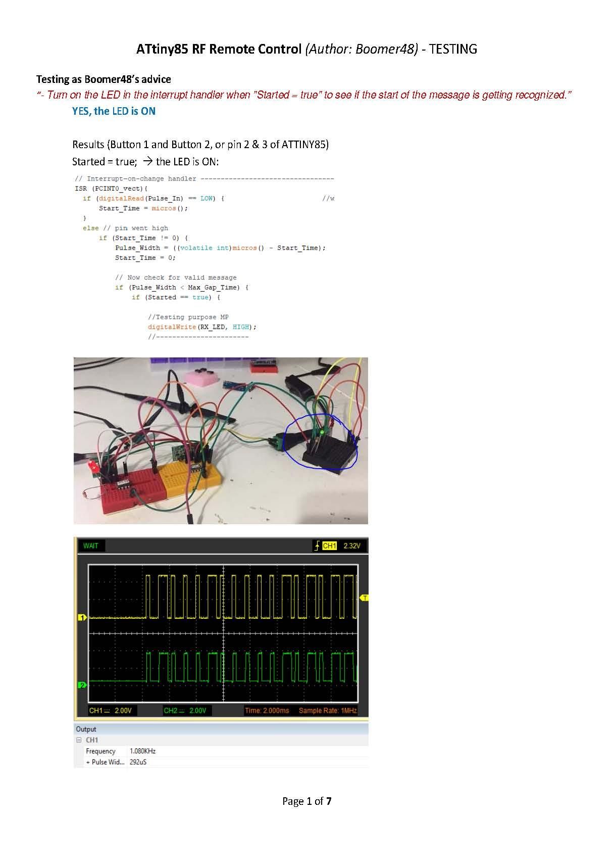 ATtiny85 RF Remote Control : 3 Steps - Instructables