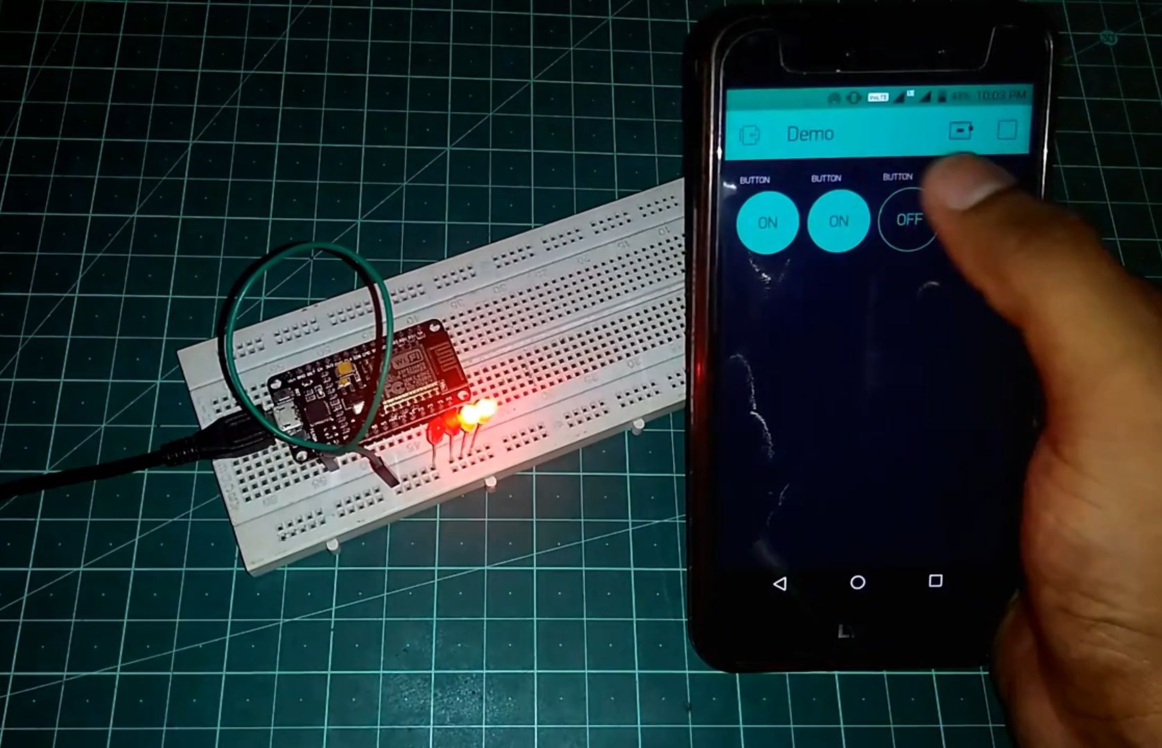 ESP8266 NODEMCU BLYNK IOT Tutorial | Esp8266 IOT Using Blunk and ...